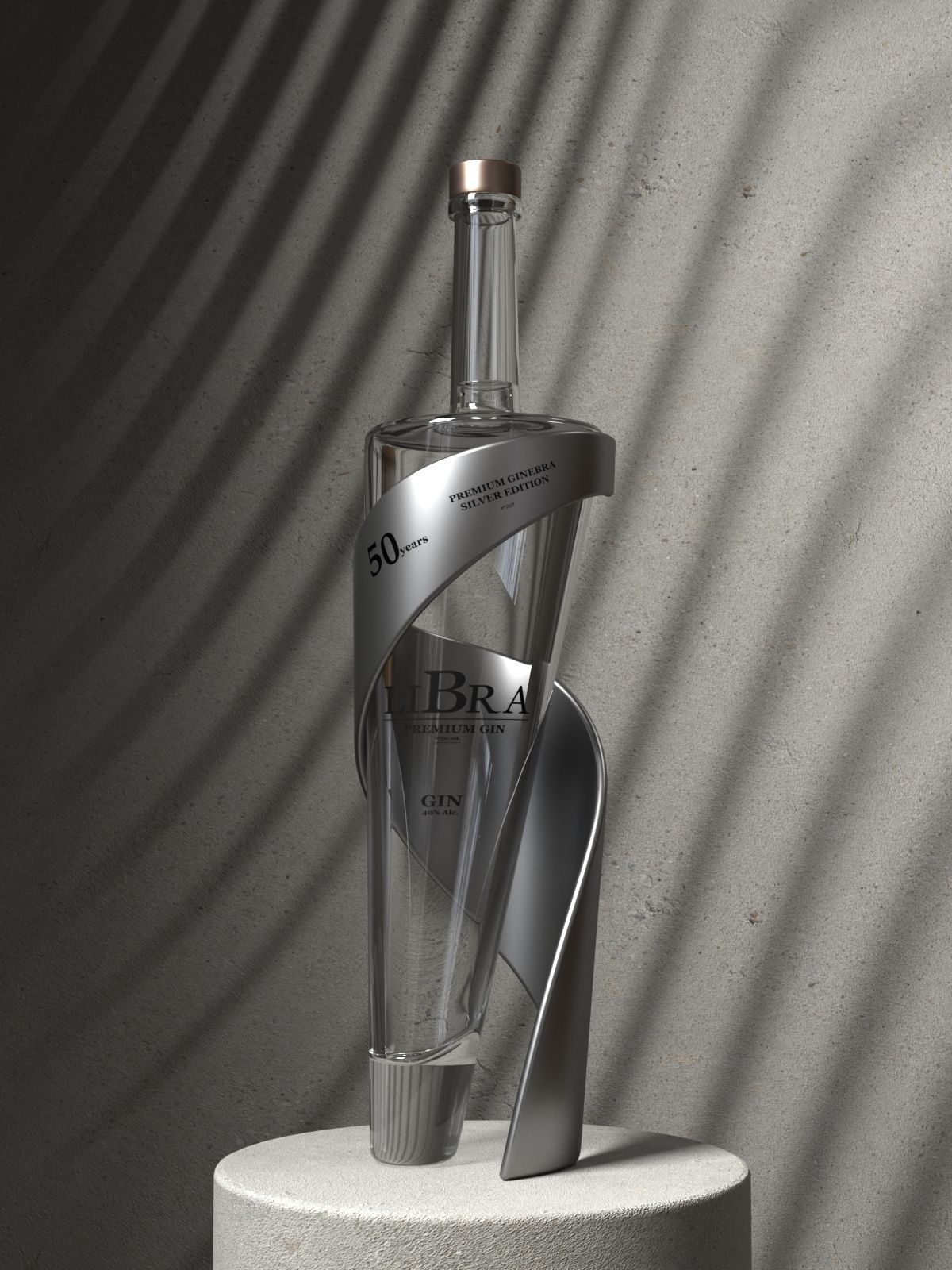 Libra Gin 3D model | CGTrader