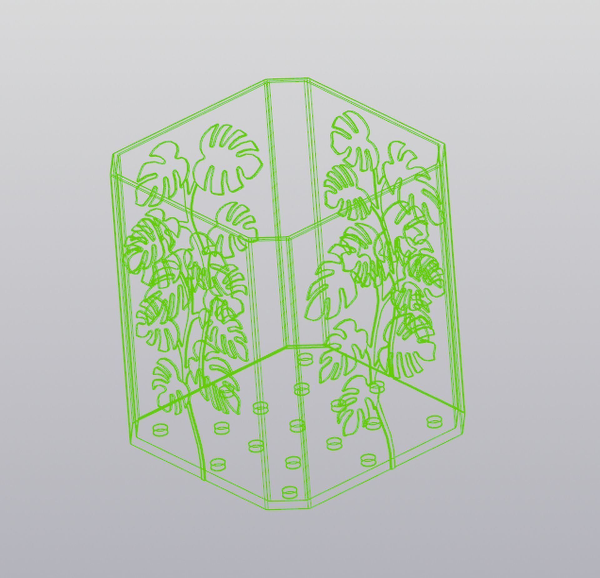 Monstera plant Planter 3D model 3D printable | CGTrader