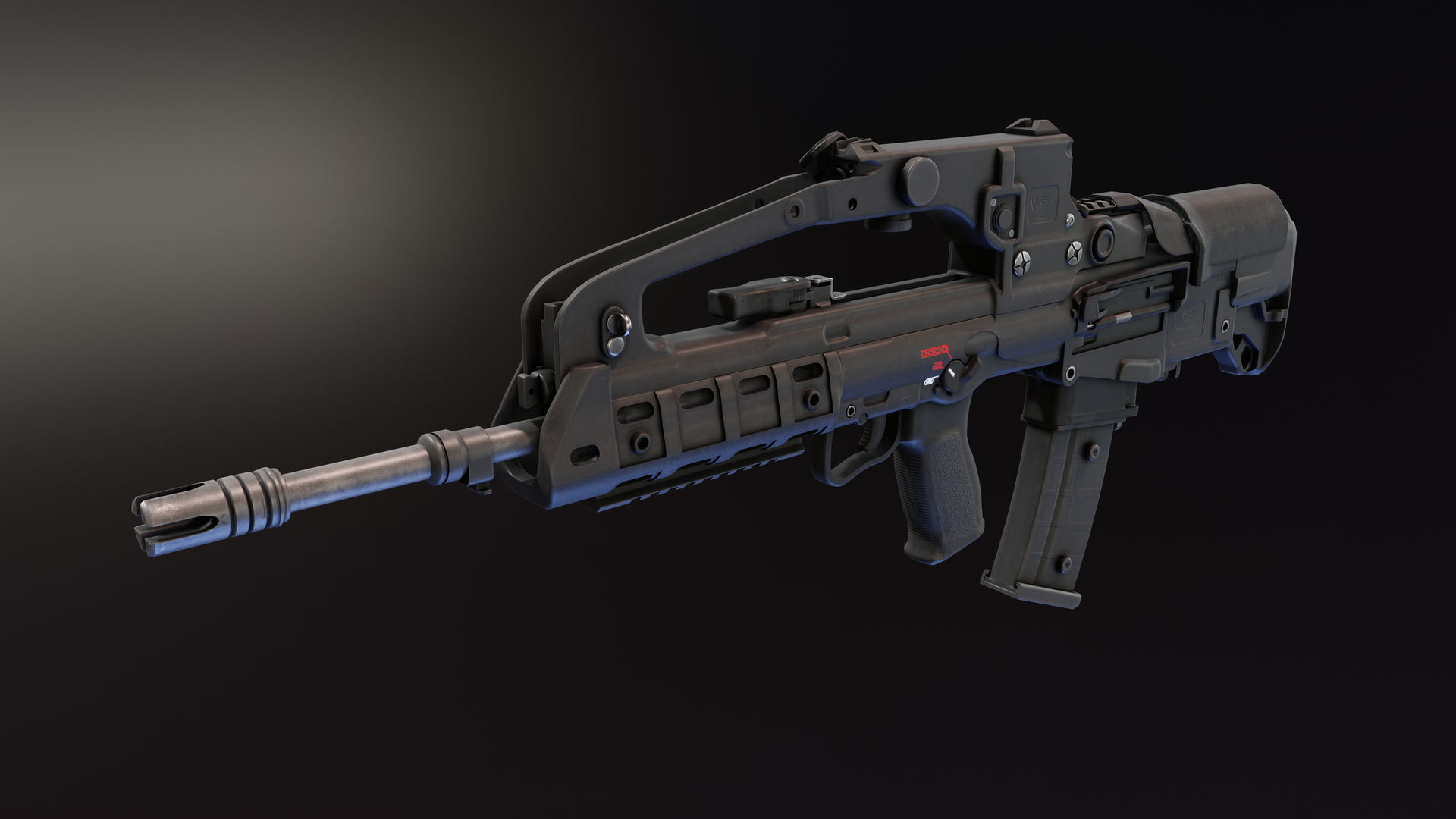 3D model VHS2 Assault Rifle VR / AR / low-poly | CGTrader