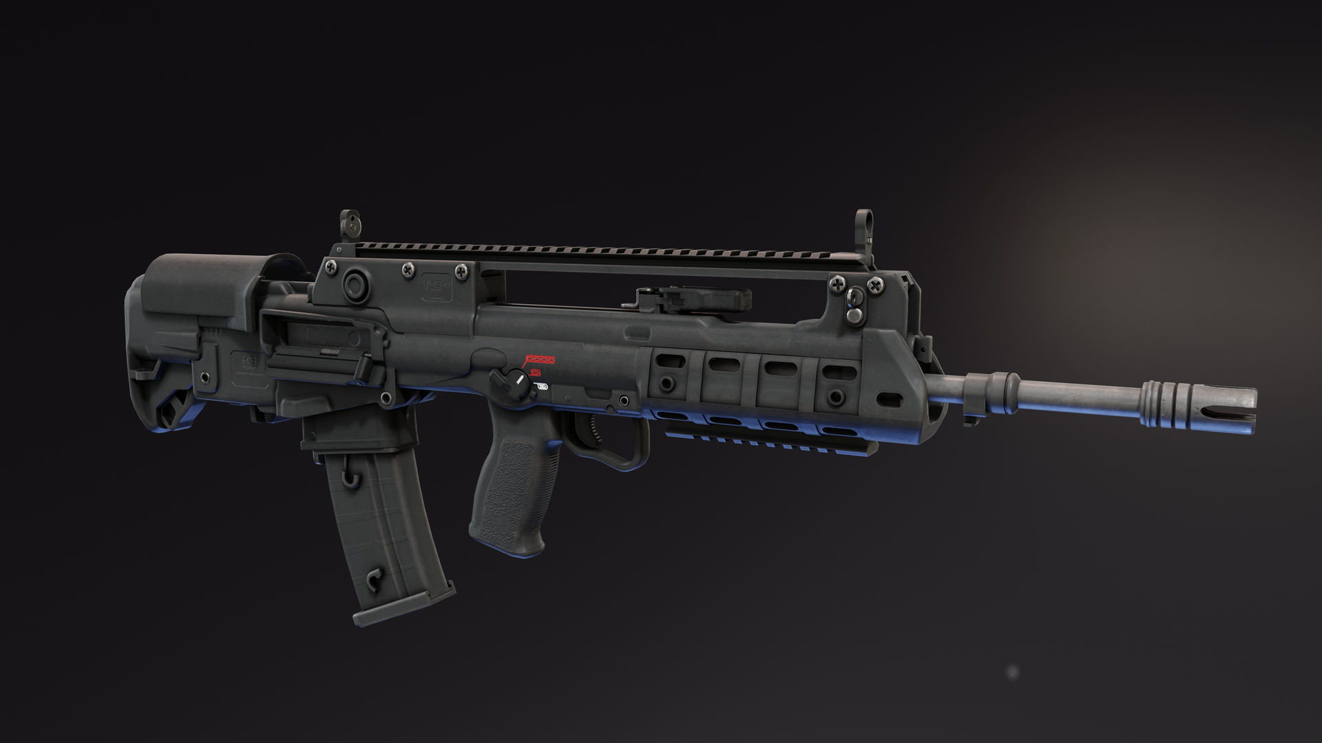 3D model VHS2 Assault Rifle VR / AR / low-poly | CGTrader