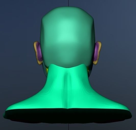 stylized head blocking 3D model | CGTrader