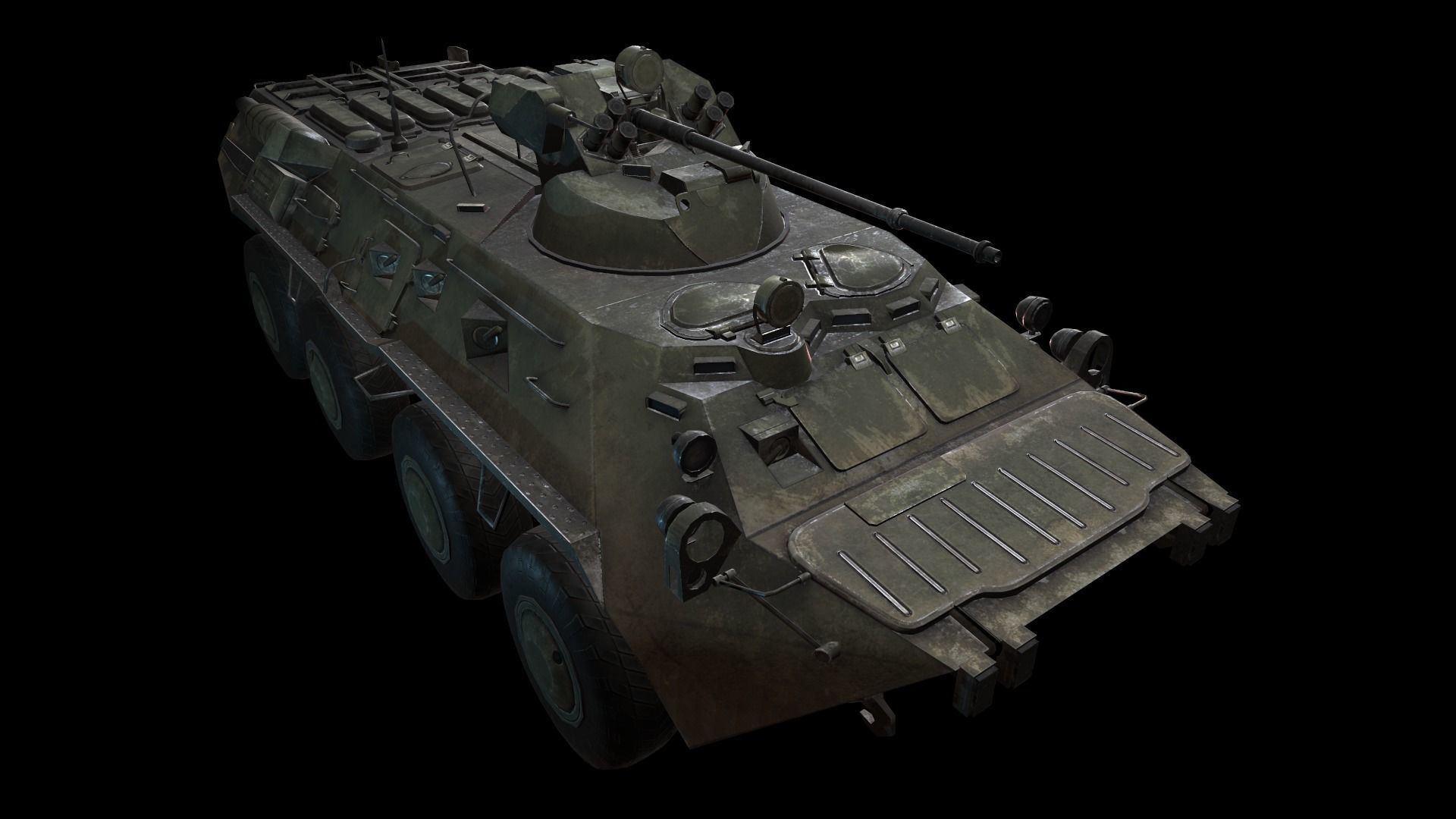 3D model btr 80a VR / AR / low-poly | CGTrader