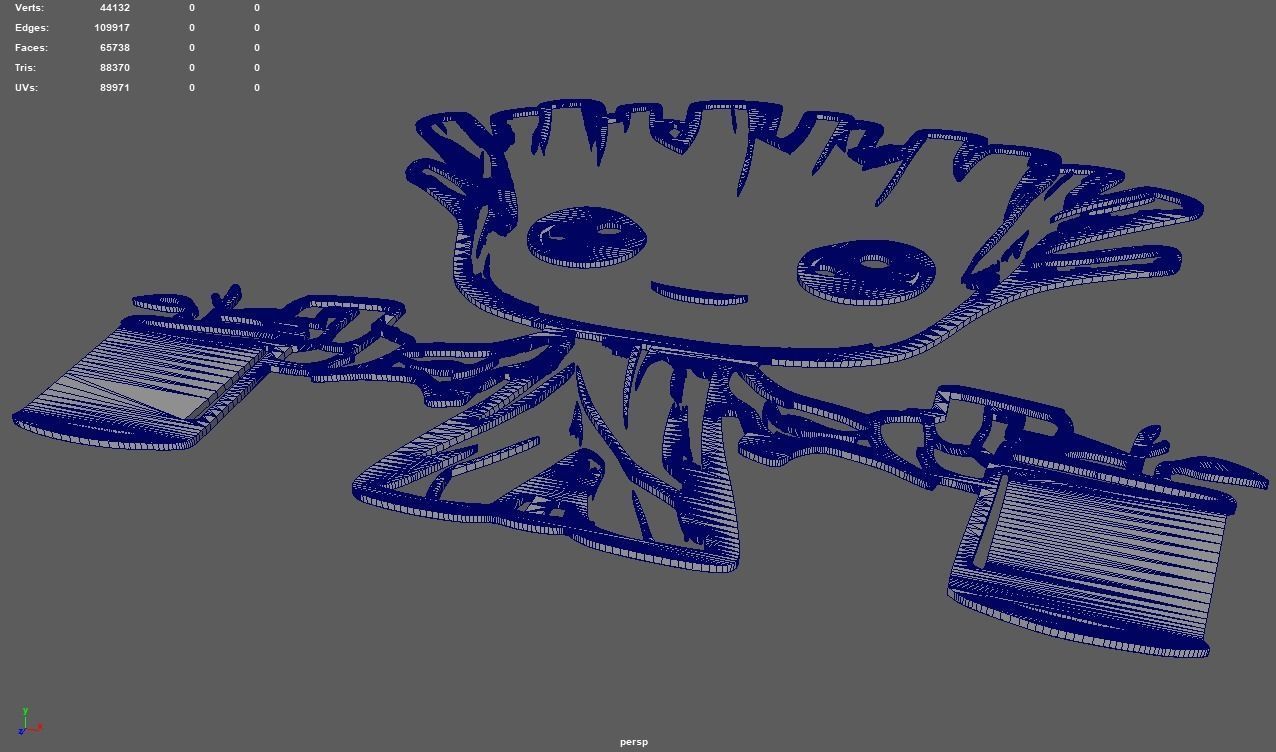 Groot 01 Wall Silhouette 3D model 3D printable | CGTrader
