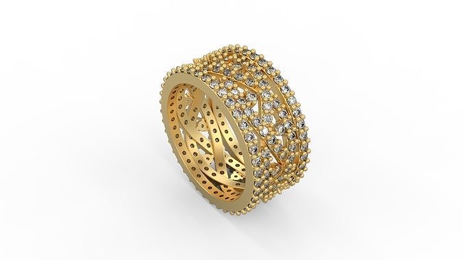 Band Ring 113 3D model 3D printable | CGTrader