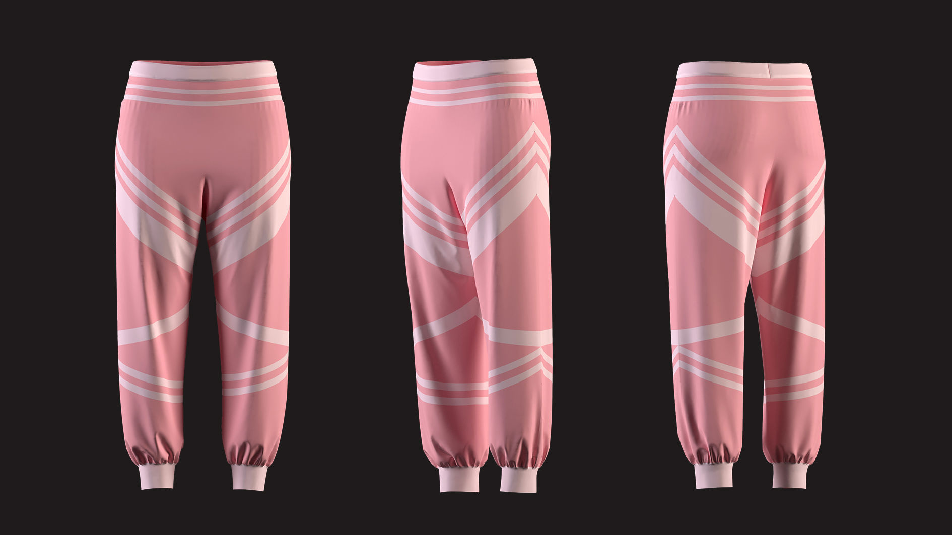 women pants collection 3D model | CGTrader