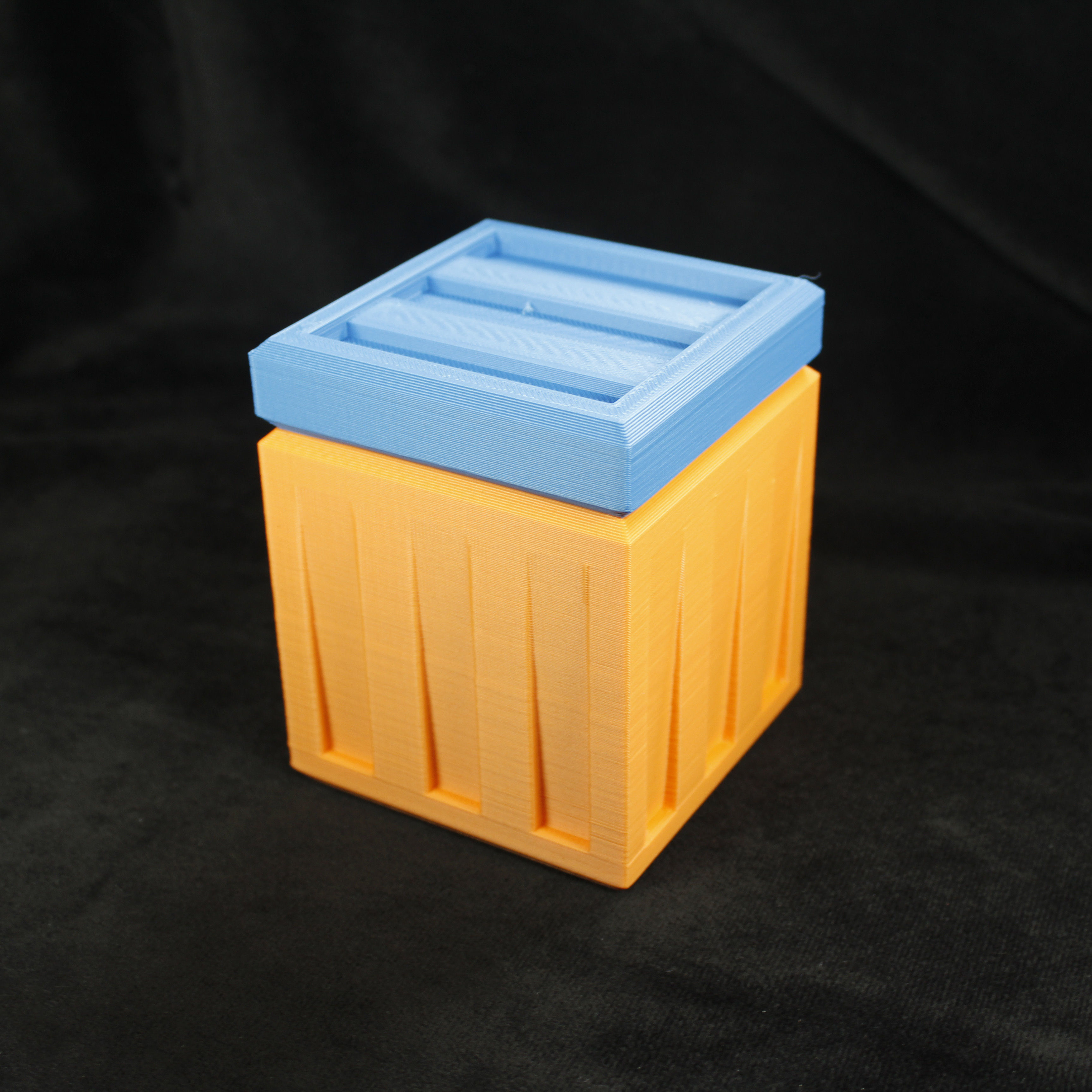 Storage Crate Box Container 3D model 3D printable | CGTrader