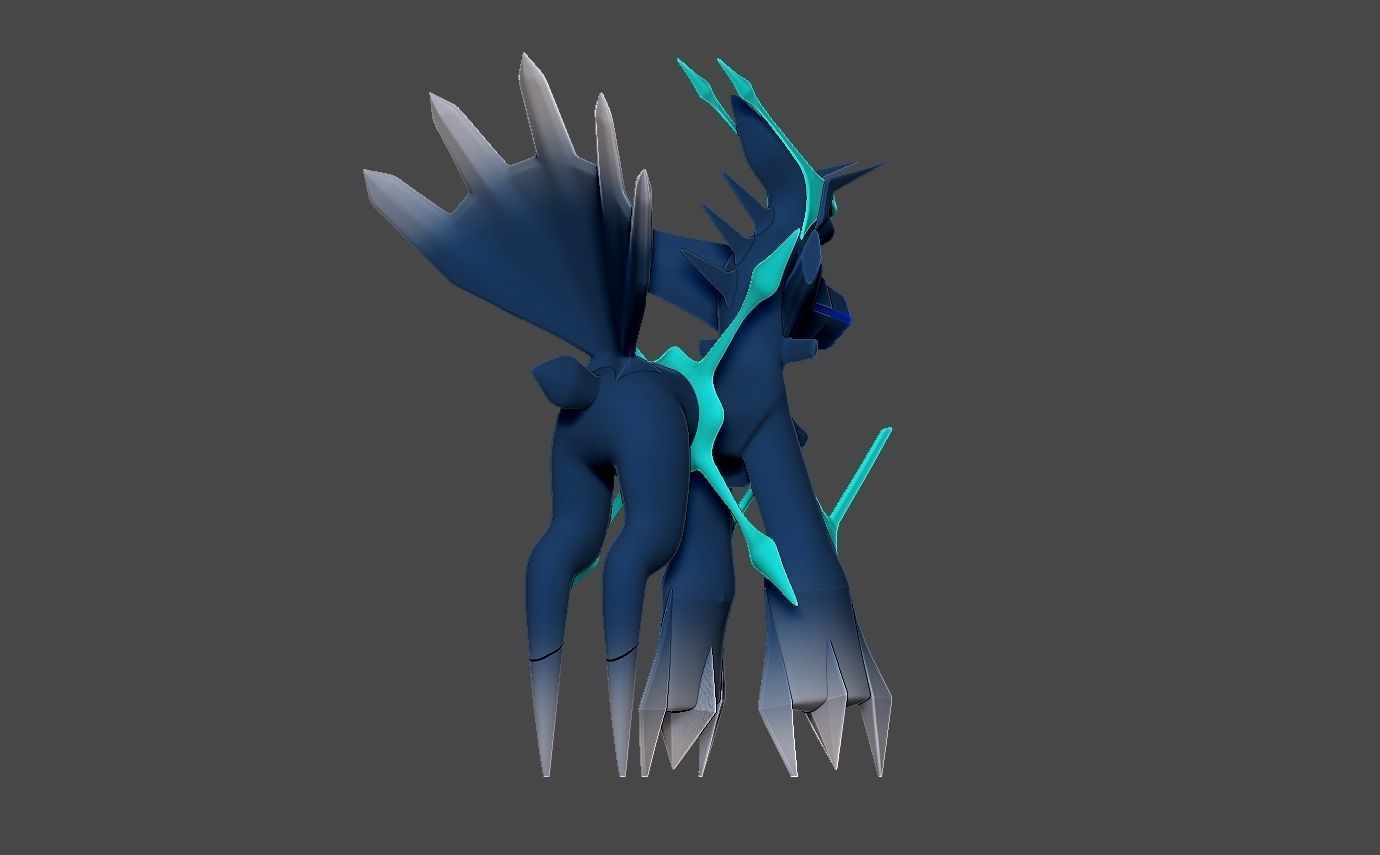 pokemon dialga origin form 3D model 3D printable | CGTrader