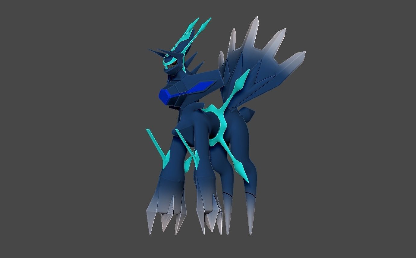 pokemon dialga origin form 3D model 3D printable | CGTrader