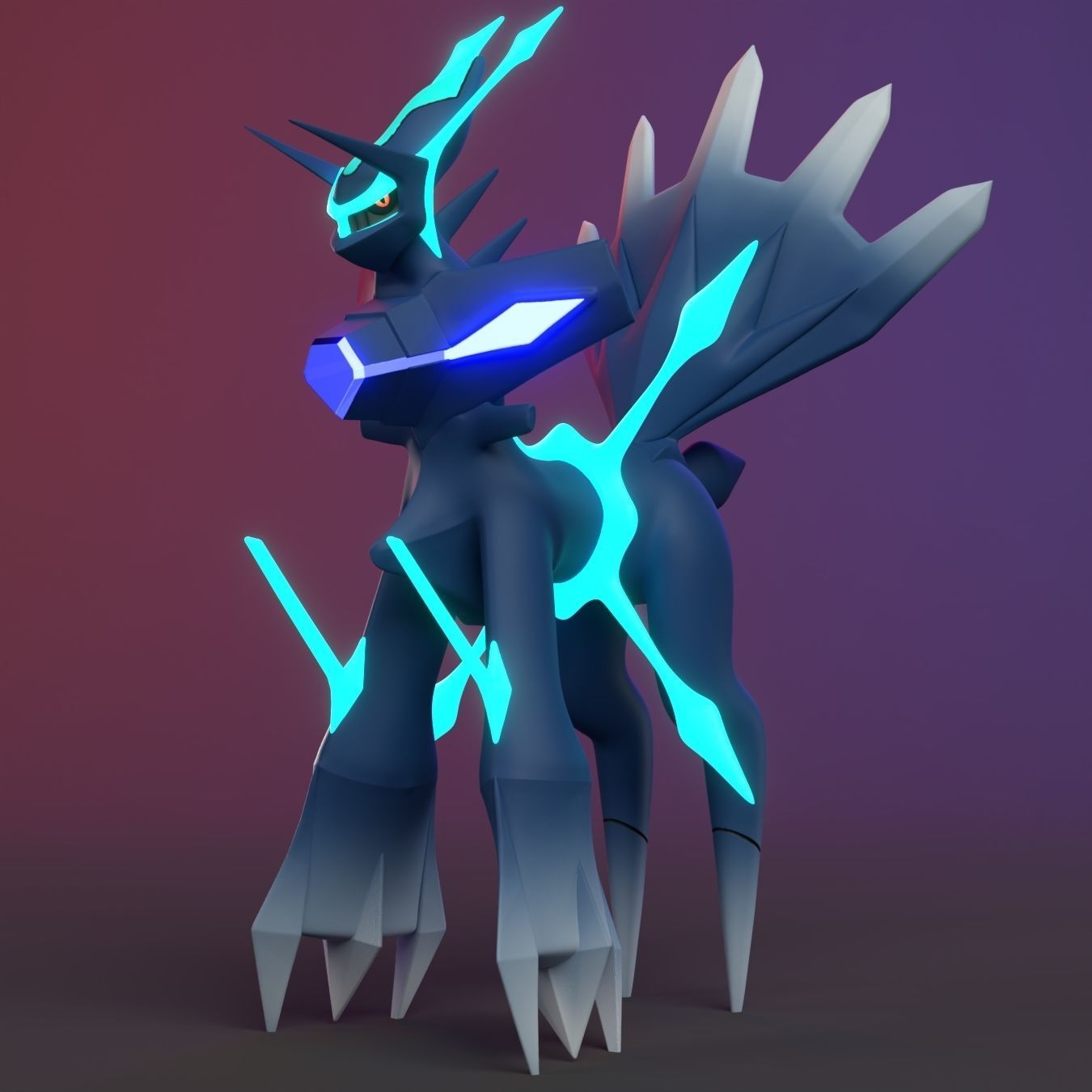 pokemon dialga origin form 3D model 3D printable | CGTrader