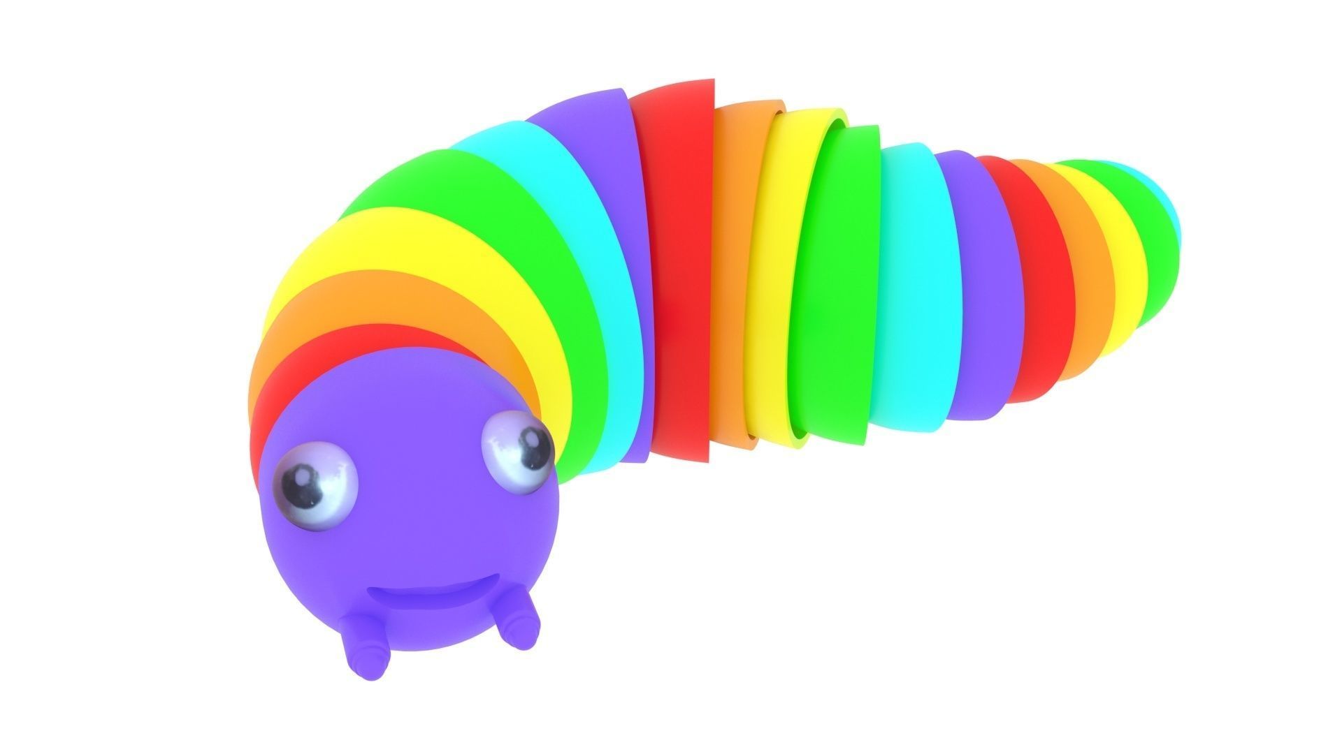 Fidget Slug 3D model | CGTrader