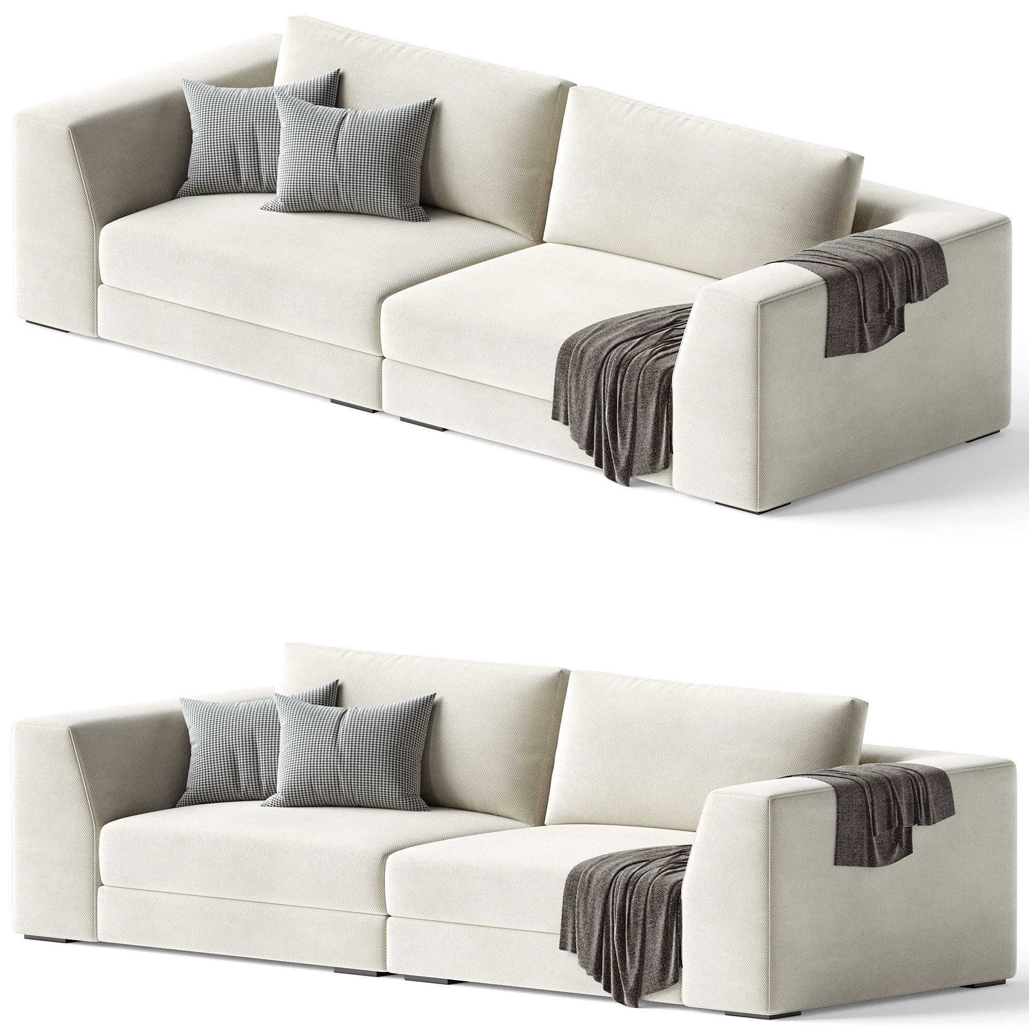 Modular Sofa Grant 3-seater 3D model | CGTrader