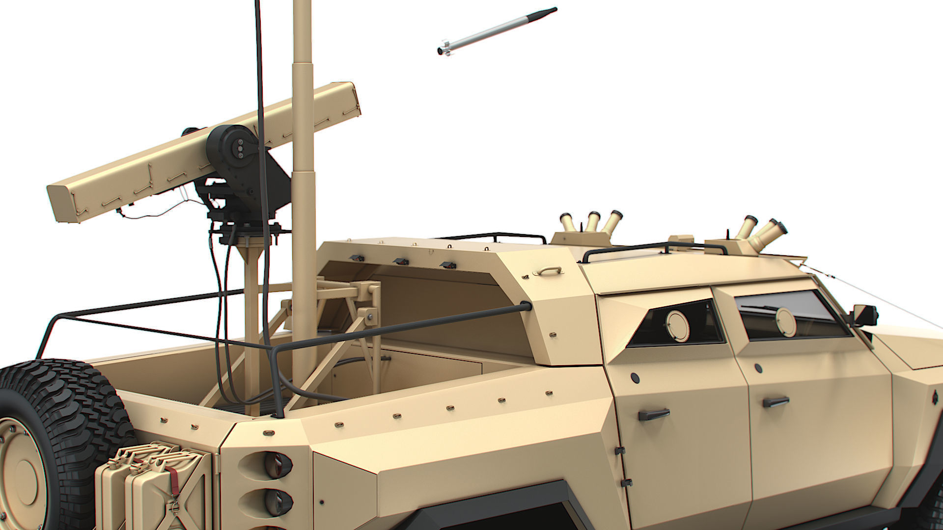 Generic MRAP Vampire C-UAS 2023 3D model | CGTrader