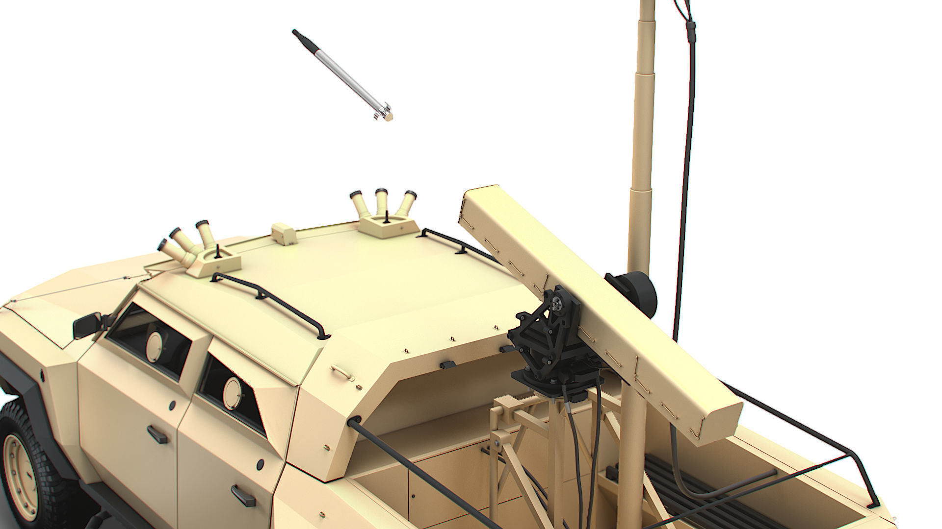 Generic MRAP Vampire C-UAS 2023 3D model | CGTrader
