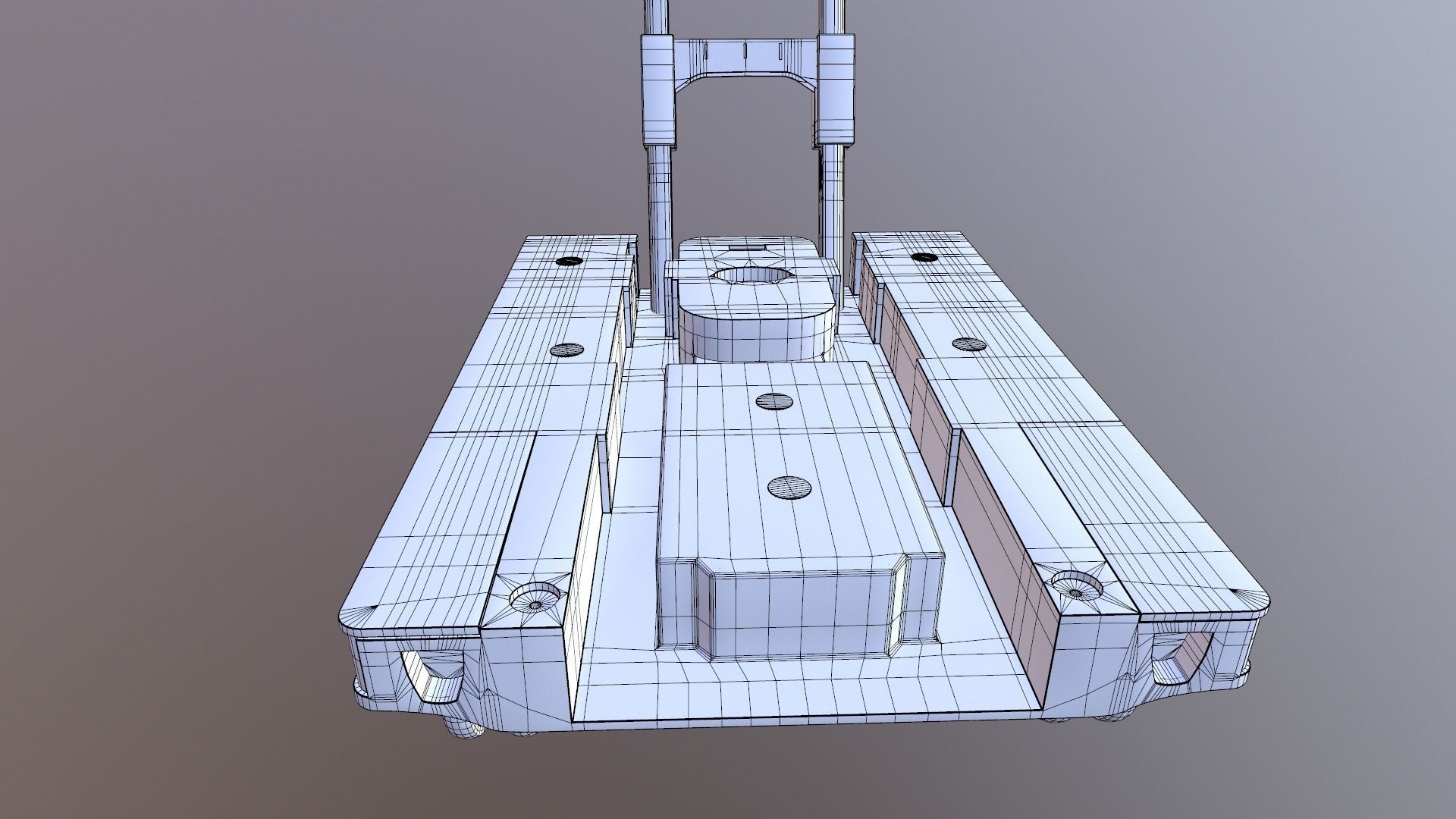 Folding Cart Dolly 3D model | CGTrader