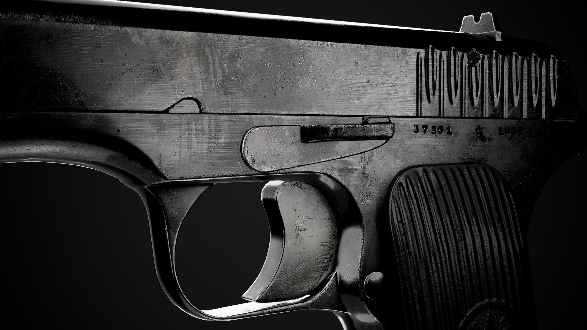 3D model Tokarev TT-33 Pistol VR / AR / low-poly | CGTrader
