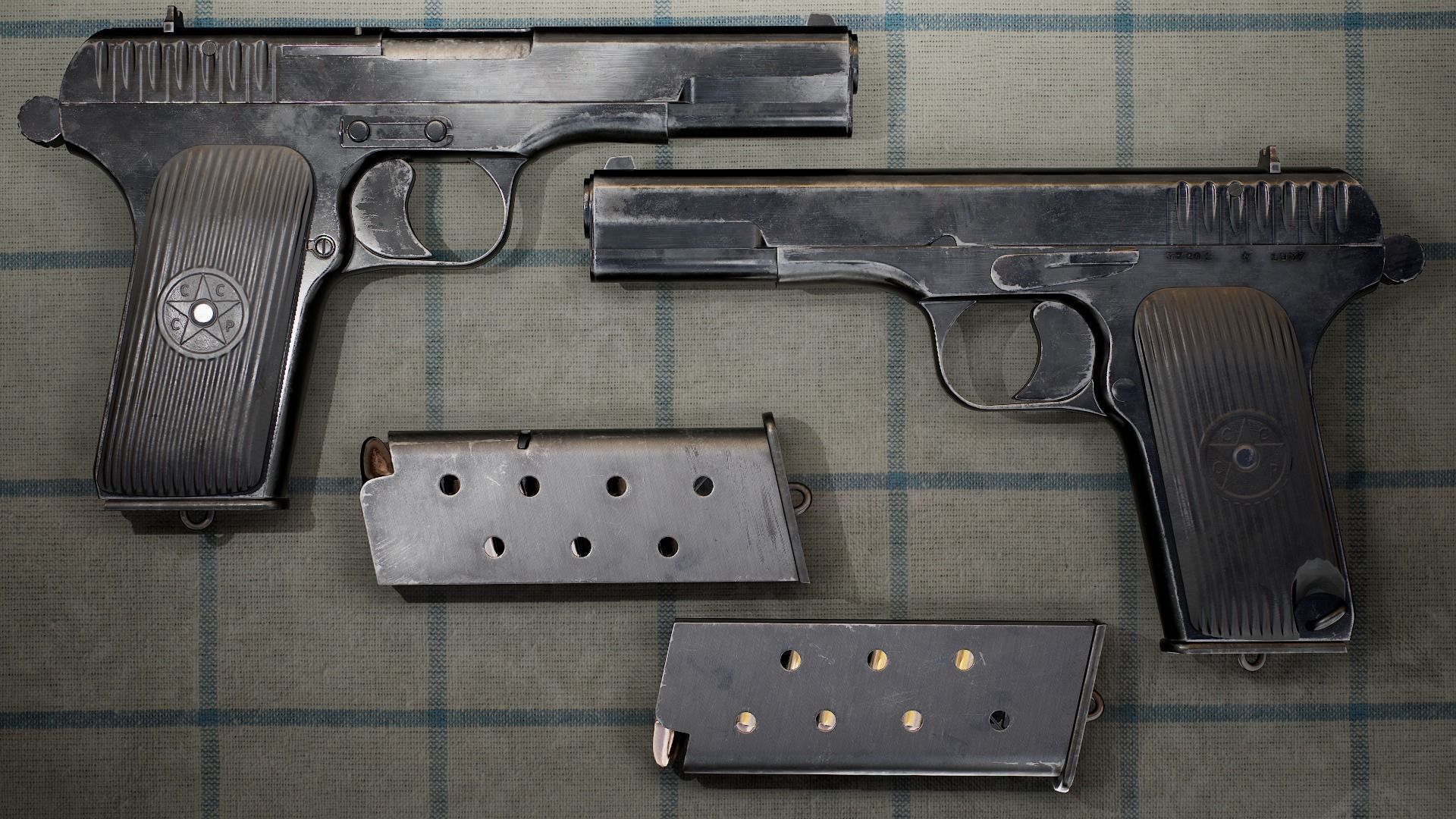 3D model Tokarev TT-33 Pistol VR / AR / low-poly | CGTrader