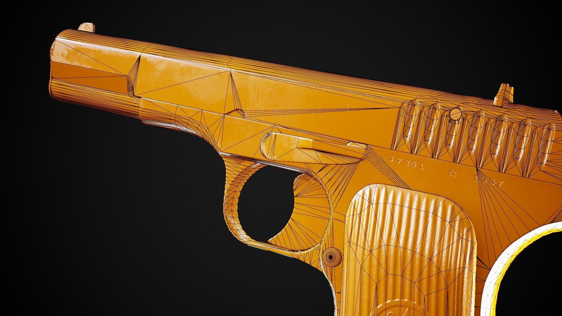 3D model Tokarev TT-33 Pistol VR / AR / low-poly | CGTrader