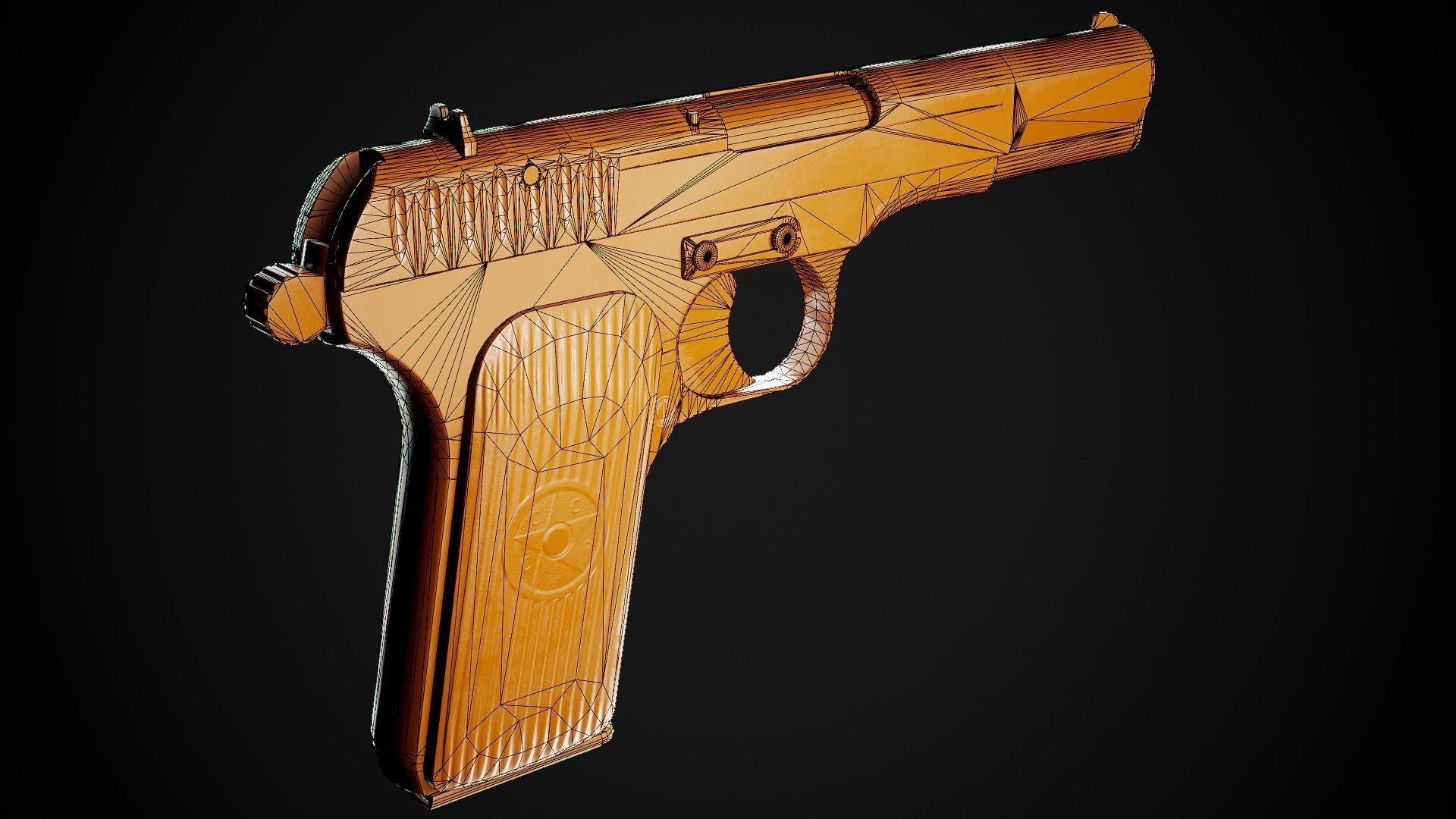 3D model Tokarev TT-33 Pistol VR / AR / low-poly | CGTrader