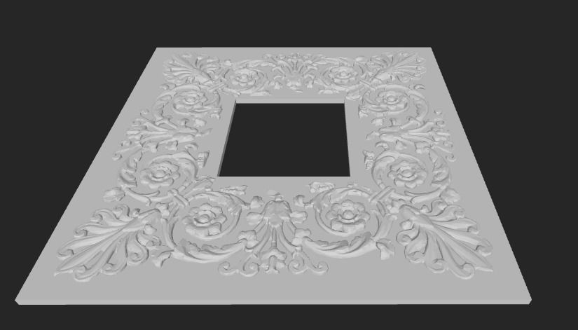 Modern Ceiling rose 3D model 3D model | CGTrader