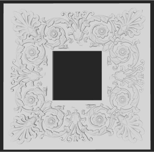 Modern Ceiling rose 3D model 3D model | CGTrader