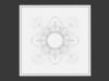 Classic ceiling rose 3D model | CGTrader