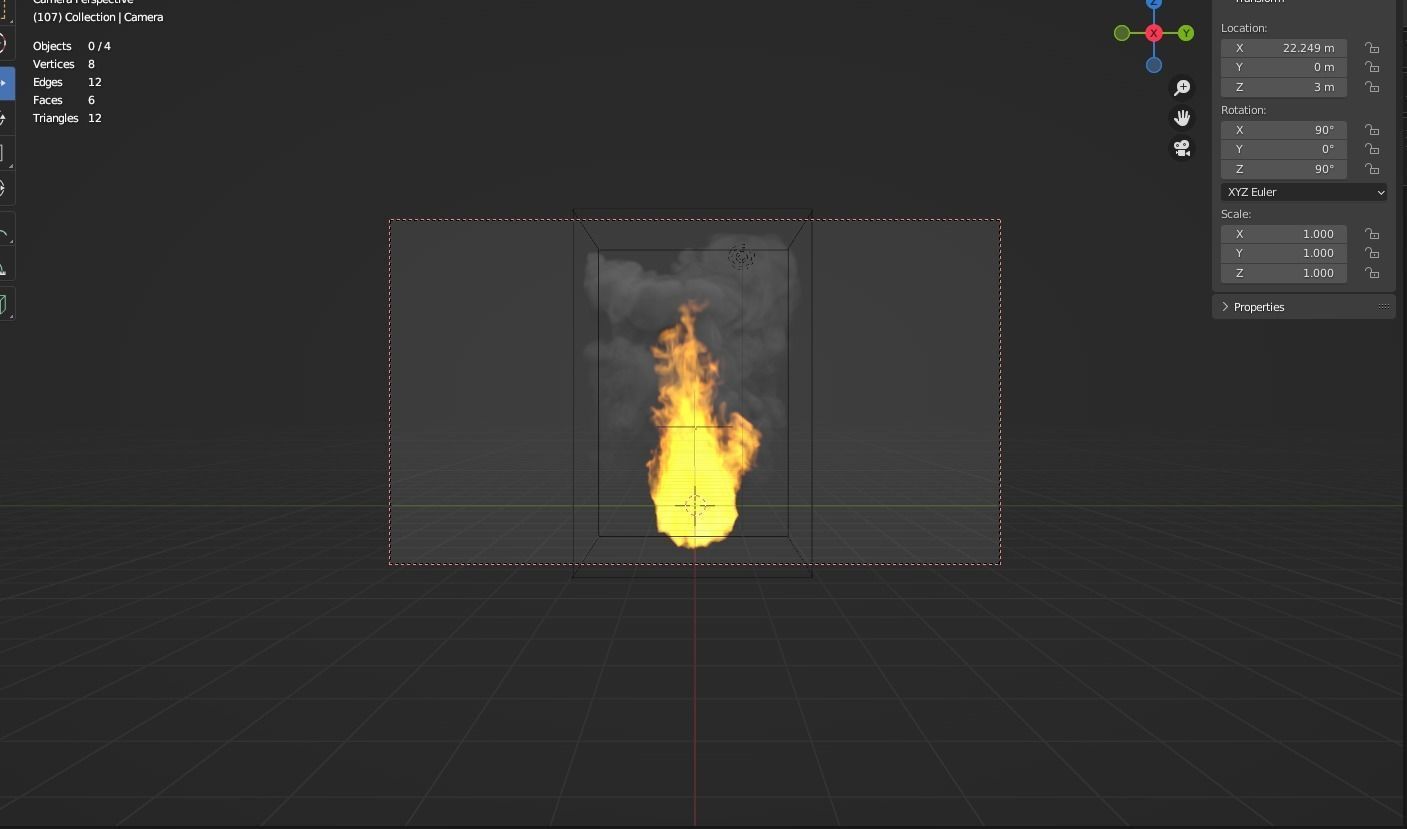 Fire FX 3D model animated | CGTrader