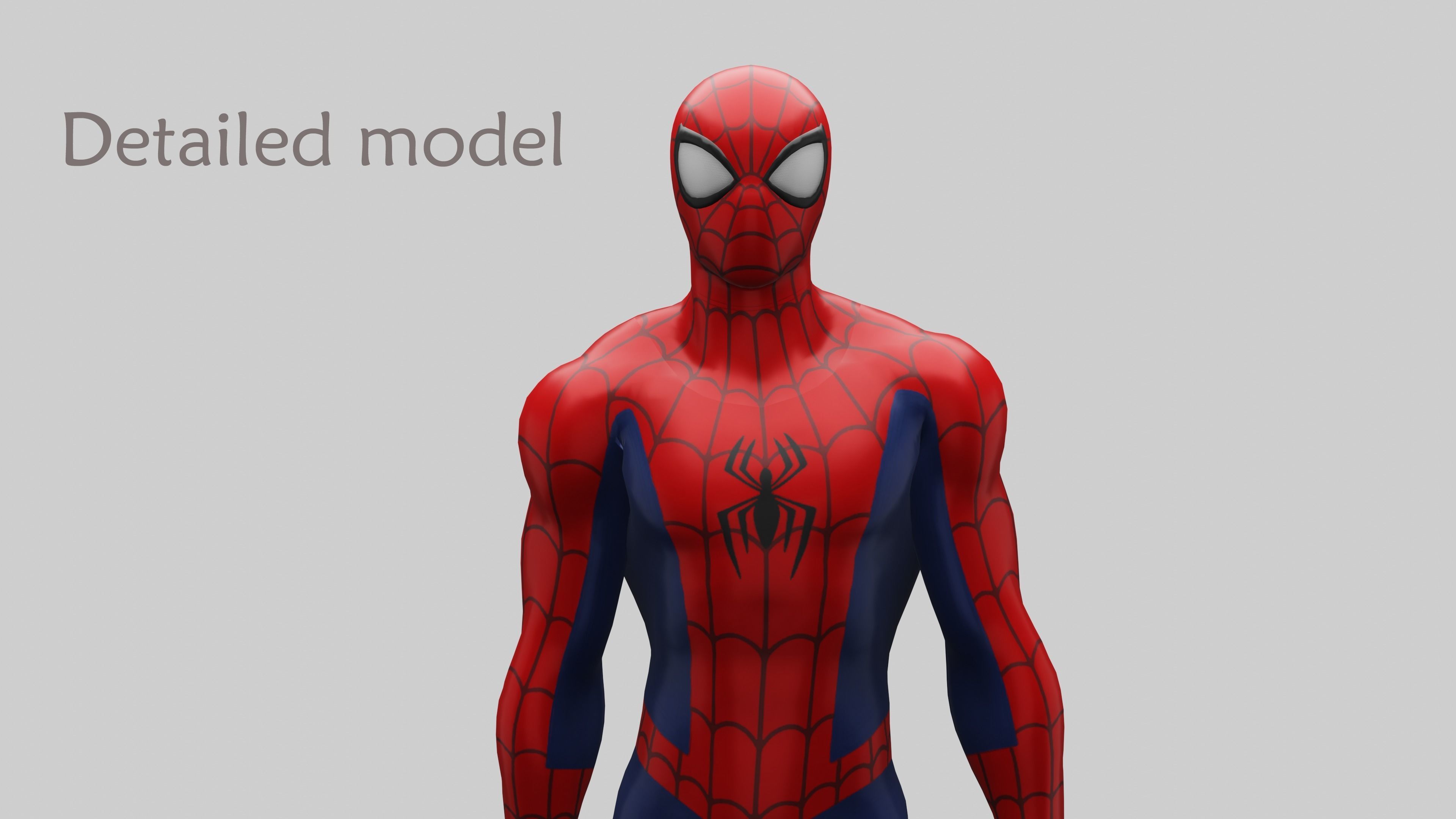3D model SpiderMan 3D model - Game ready 3D model VR / AR / low-poly ...
