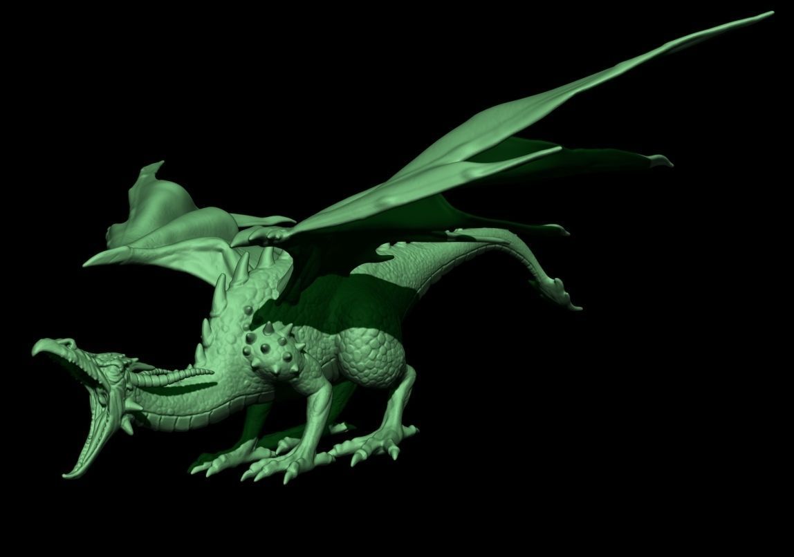Dragon Classic 3D model | CGTrader