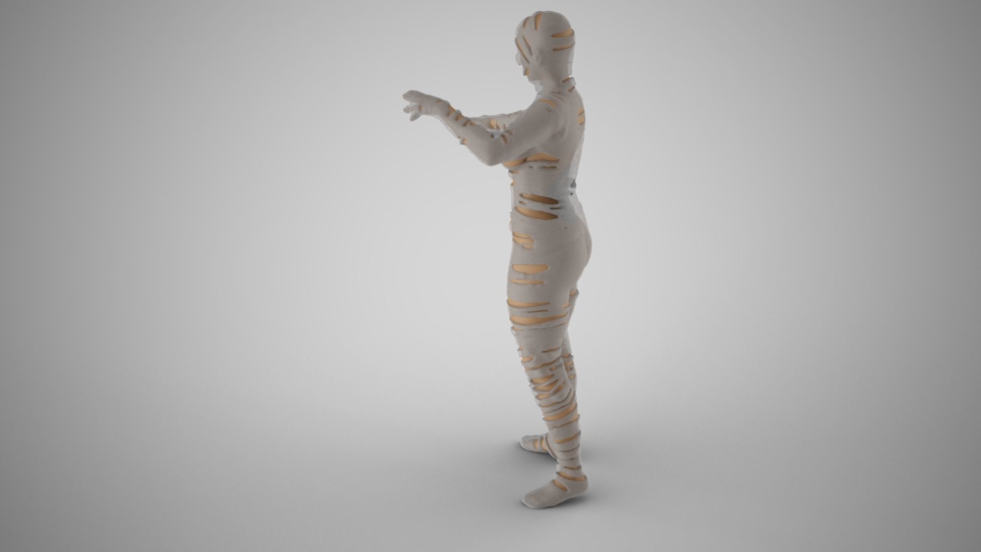 Mummy Woman 3D model 3D printable | CGTrader