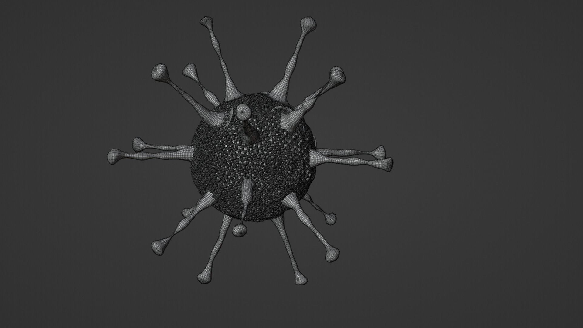 adeno virus 3D model animated | CGTrader