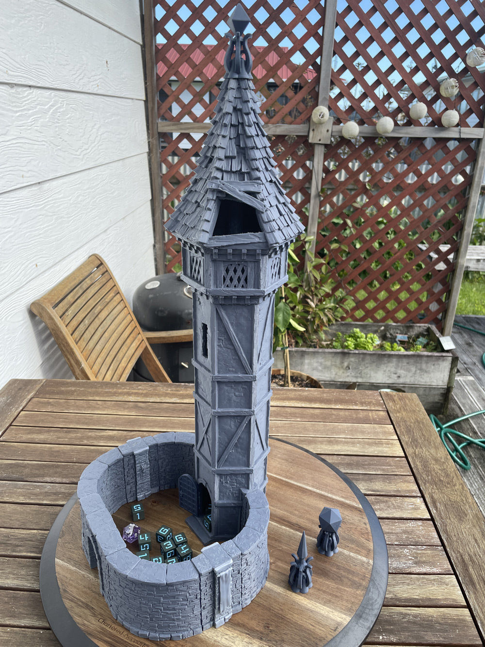 Gracewindale Dice Tower 3D model 3D printable | CGTrader