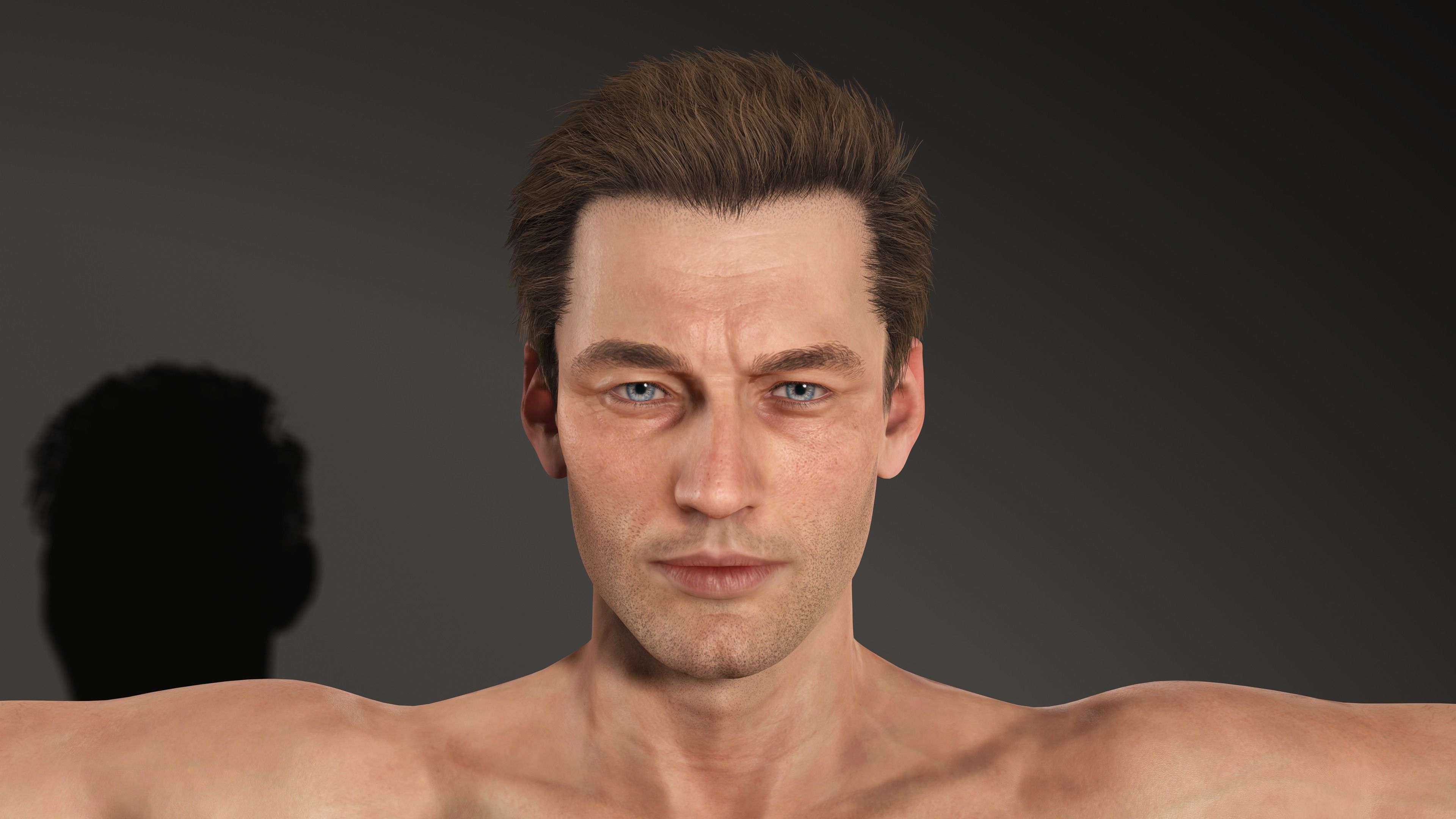 3D model 3D model with real unreal engine photographer man VR / AR ...