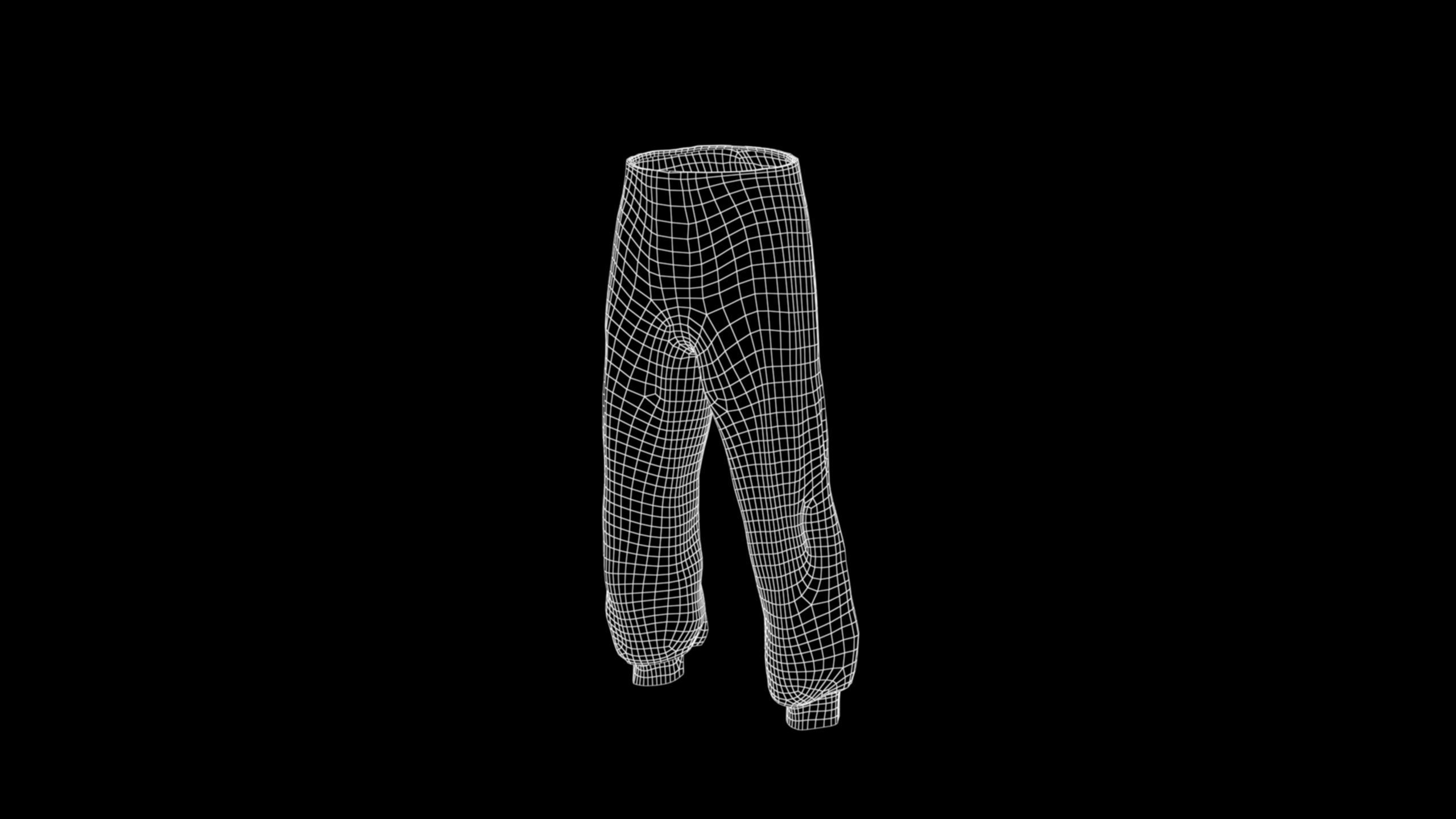 pants 3D model | CGTrader