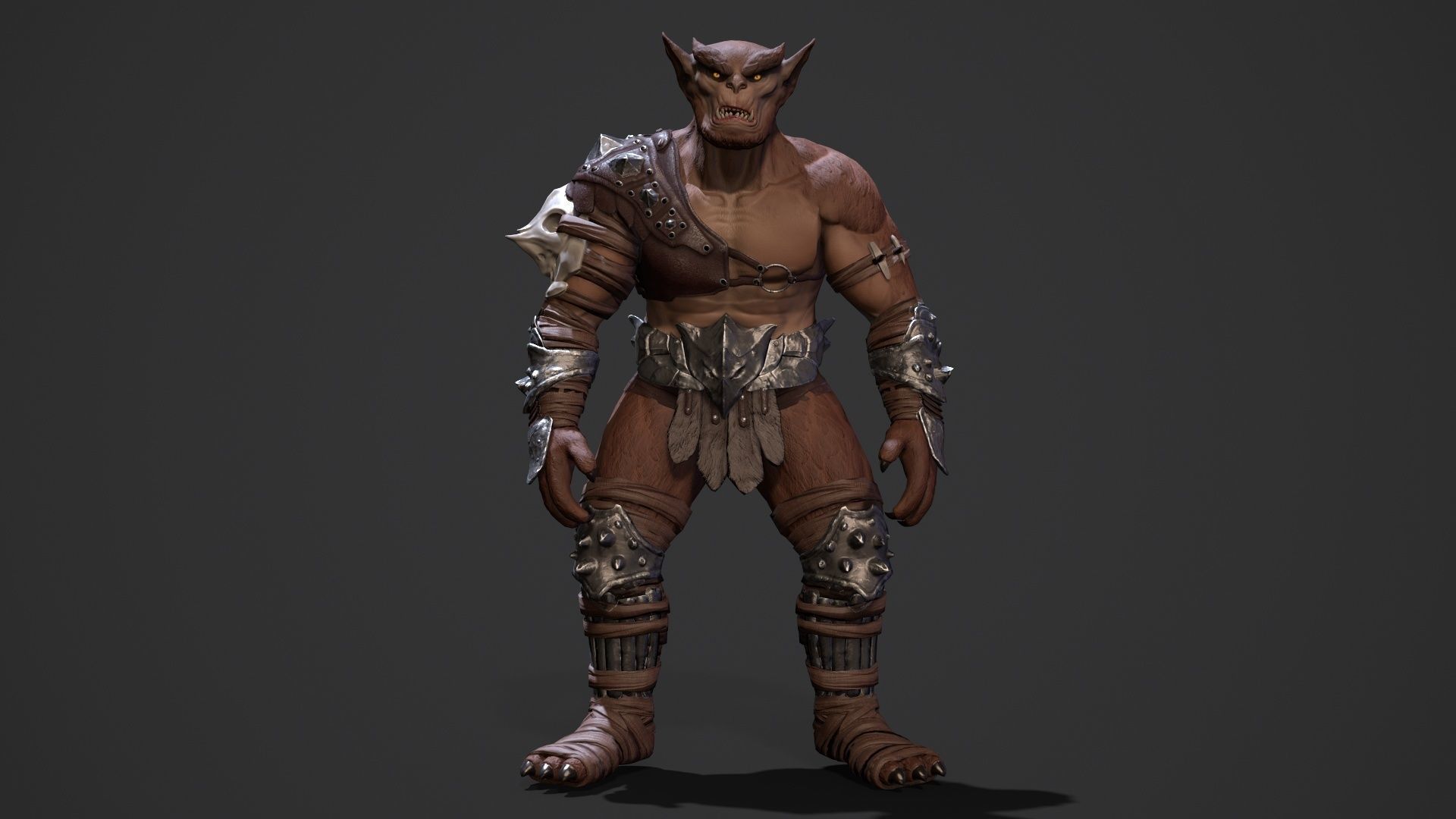 3D model Orc Low-poly VR / AR / low-poly | CGTrader