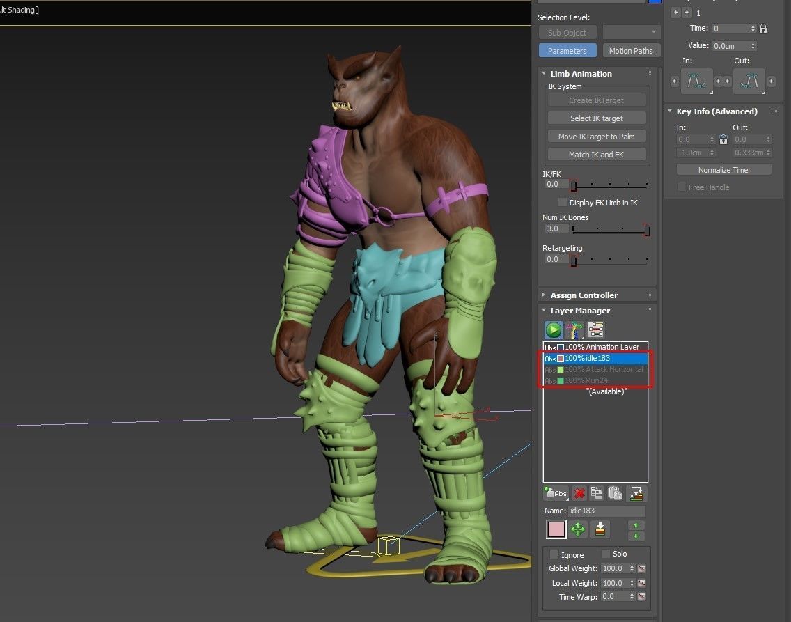 3D model Orc Low-poly VR / AR / low-poly | CGTrader