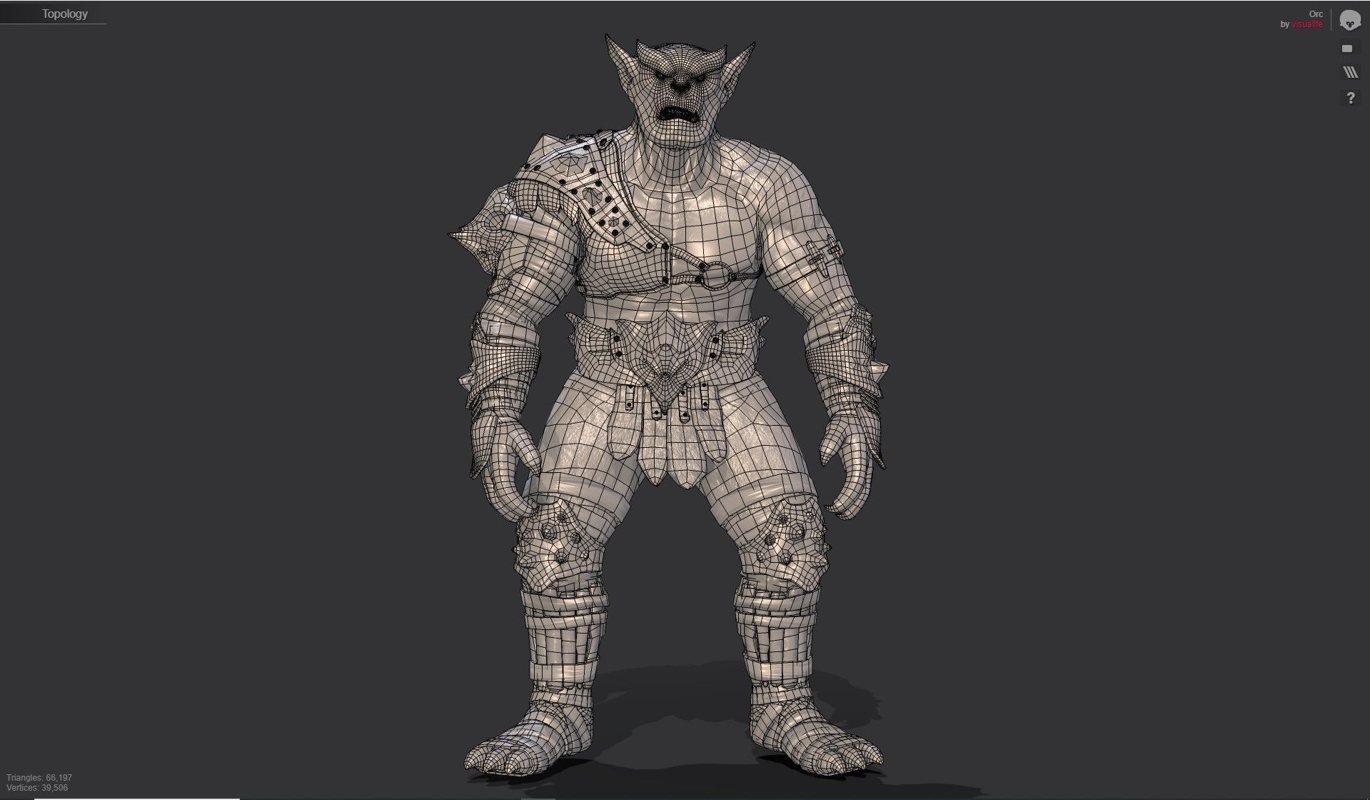 3D model Orc Low-poly VR / AR / low-poly | CGTrader