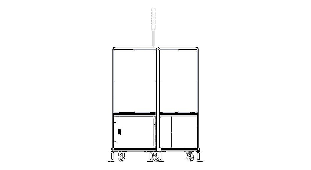 Aluminum Robot Structure - Enclosed 3D model rigged | CGTrader