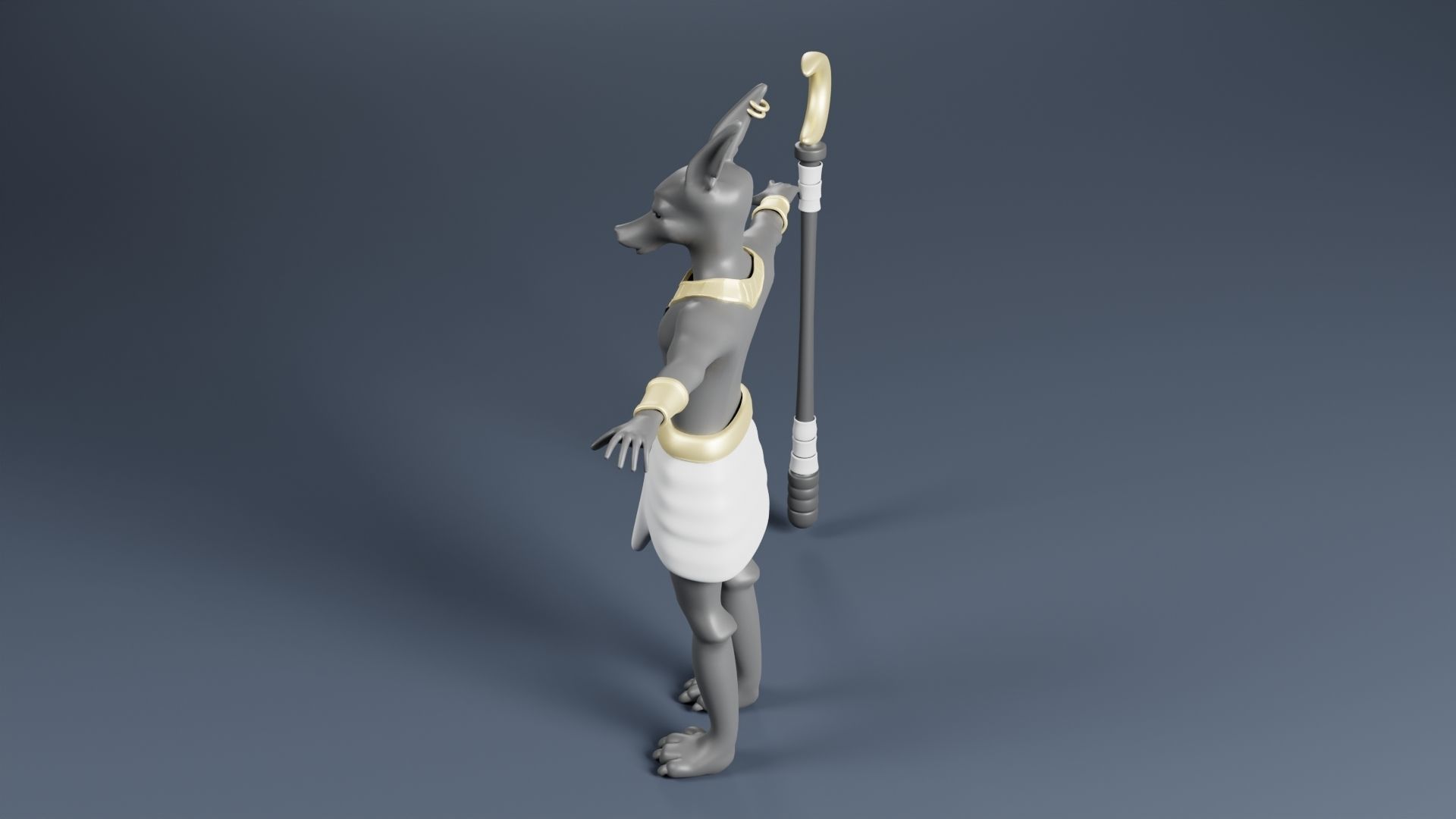 3D model Anubis Cartoon Style Character VR / AR / low-poly | CGTrader