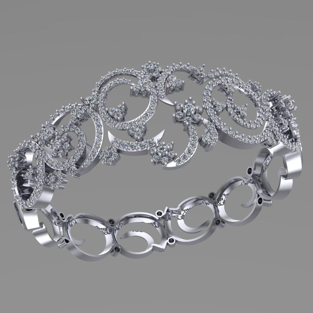 Diamond Breslet 3D print model 3D model 3D printable | CGTrader