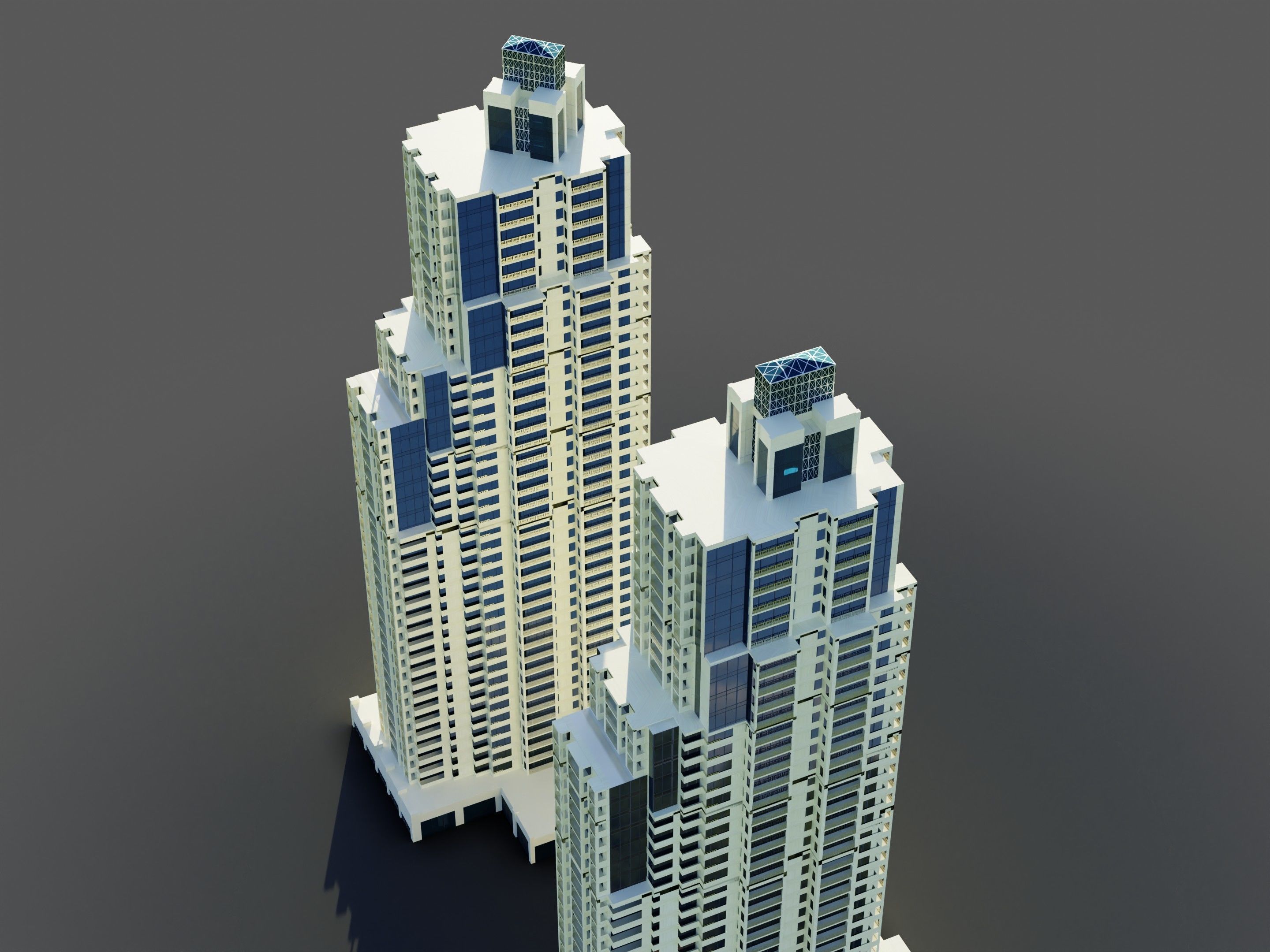 29 Boulevard - Dubai 3D model | CGTrader