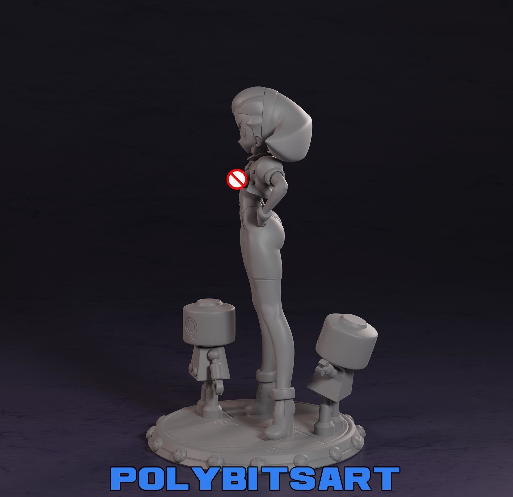 Tron Bonne Discipline Figure 3D model 3D printable | CGTrader