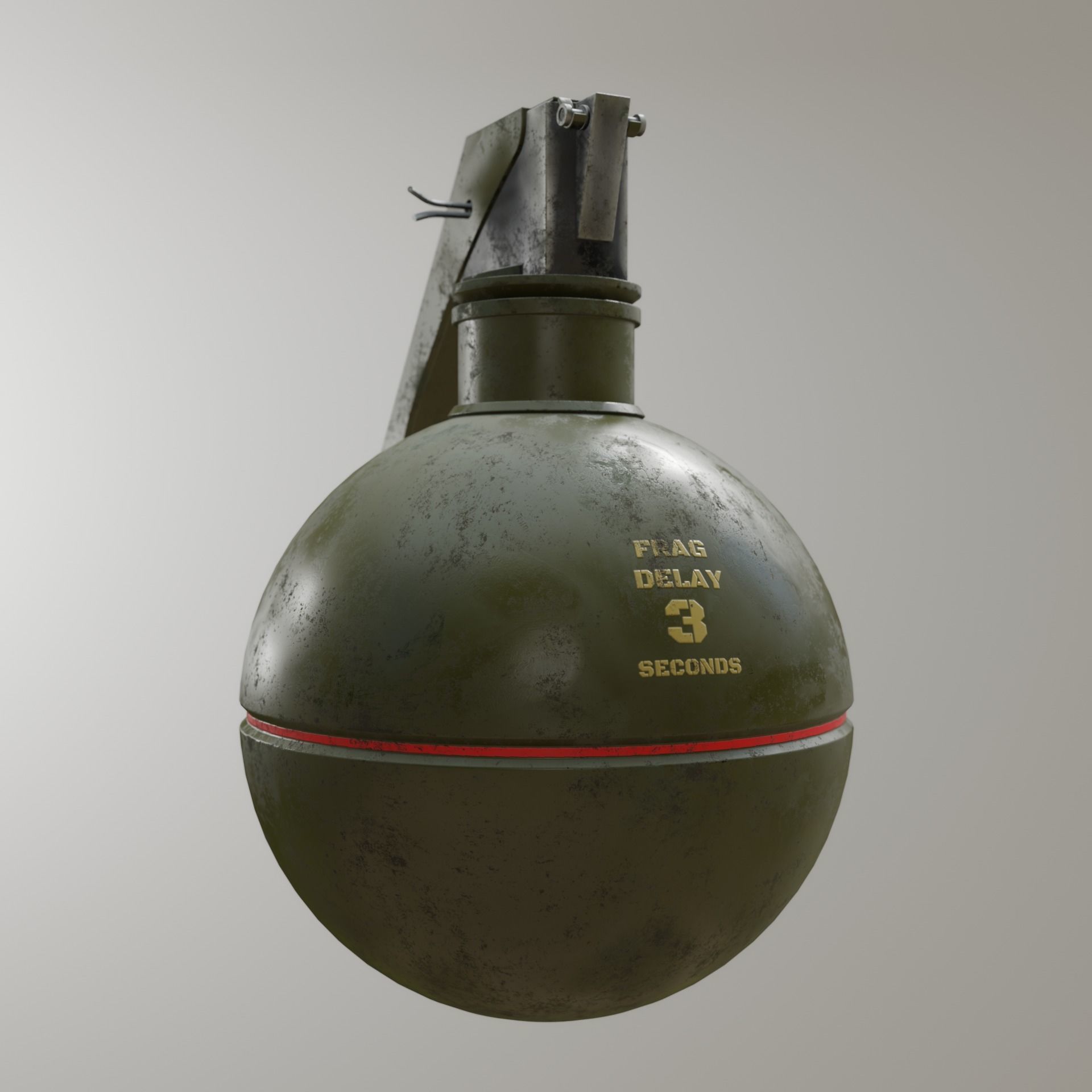 Frag Grenade 3D model | CGTrader