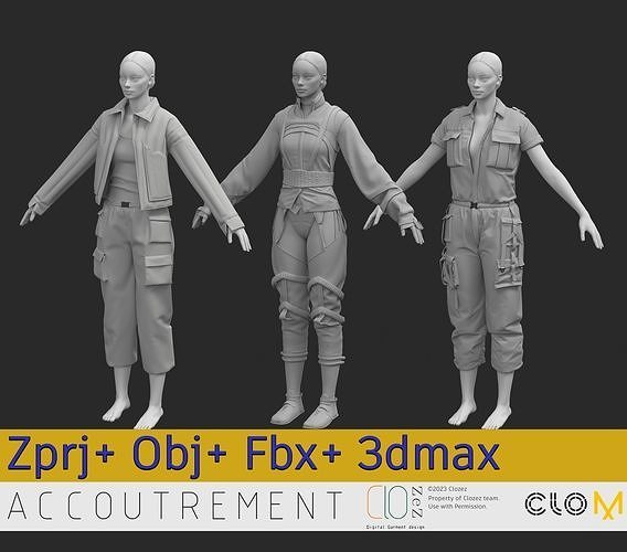 Accoutrement 3D model | CGTrader