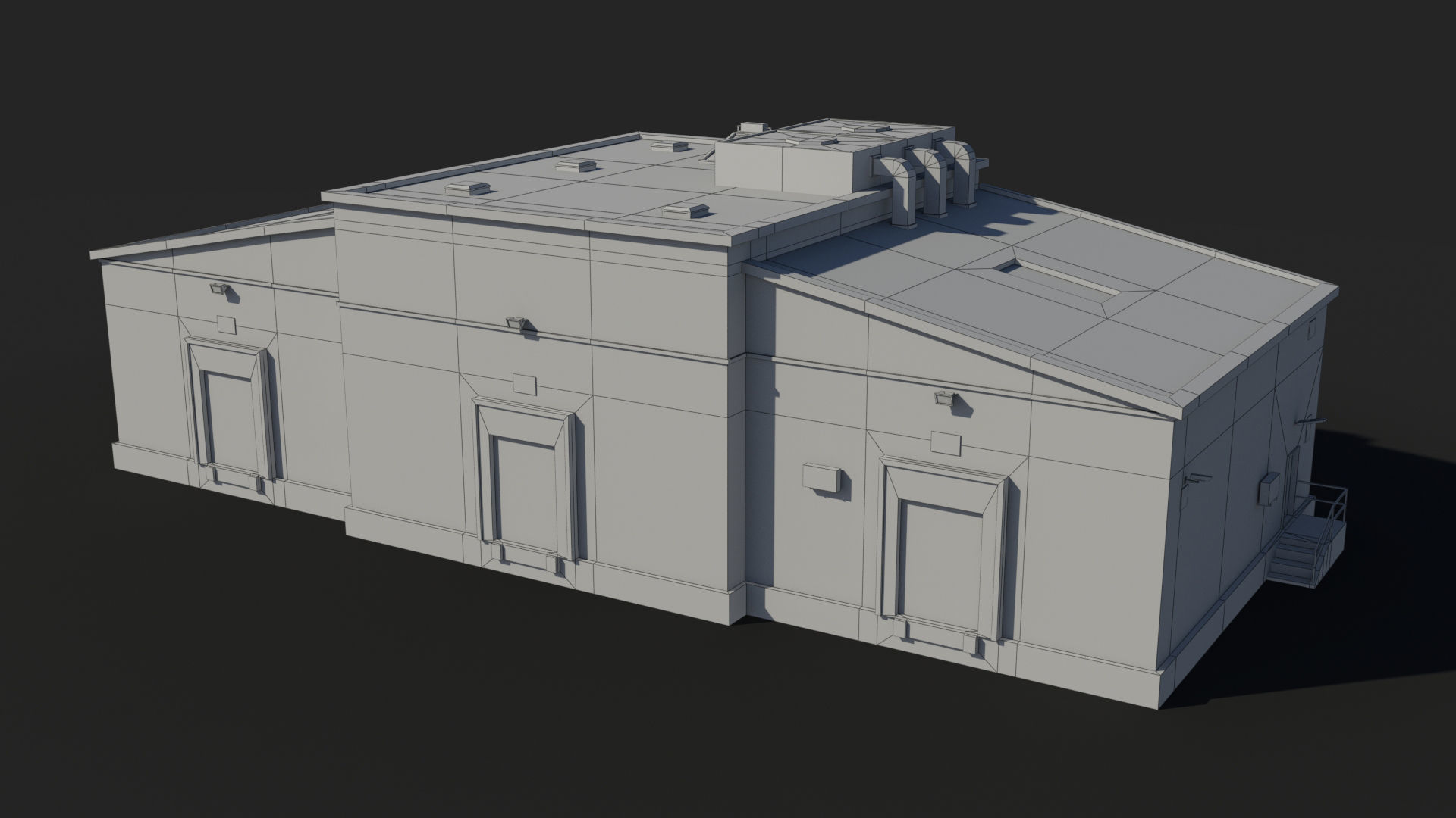 3D model Factory x30 VR / AR / low-poly | CGTrader