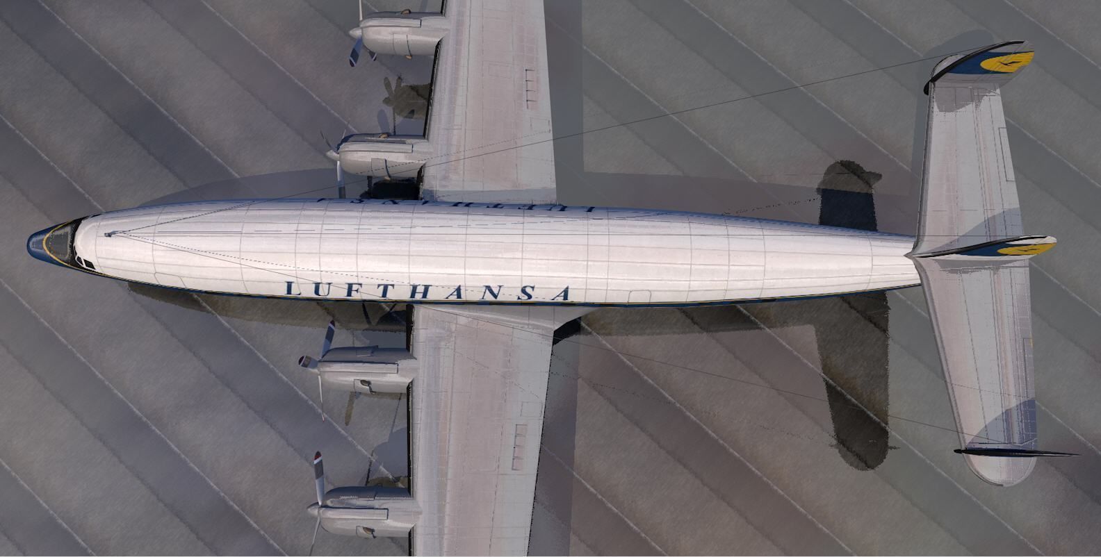 Lockheed L-1049 Super Constellation 3D model | CGTrader