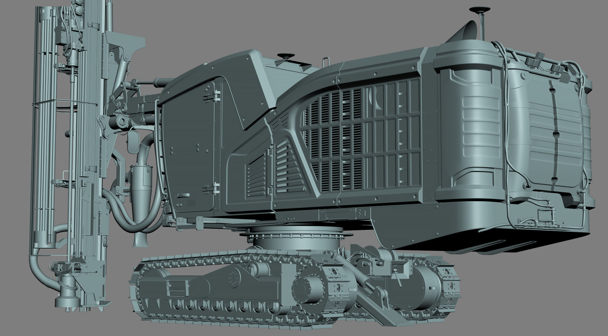 Surface top hammer drill rig Ranger DX800i 3D model | CGTrader