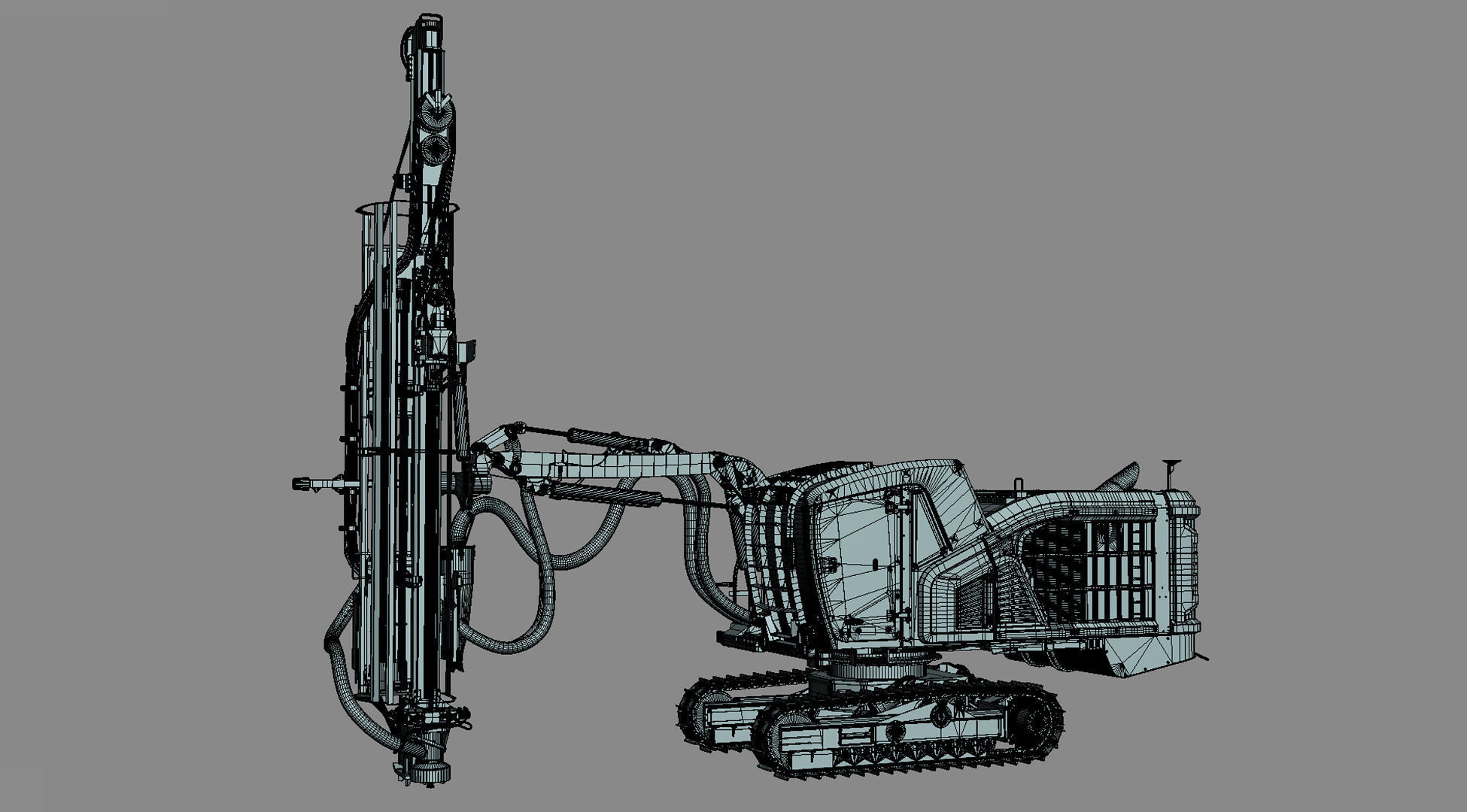 Surface top hammer drill rig Ranger DX800i 3D model | CGTrader