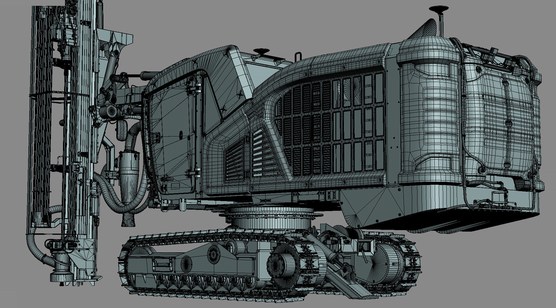 Surface top hammer drill rig Ranger DX800i 3D model | CGTrader
