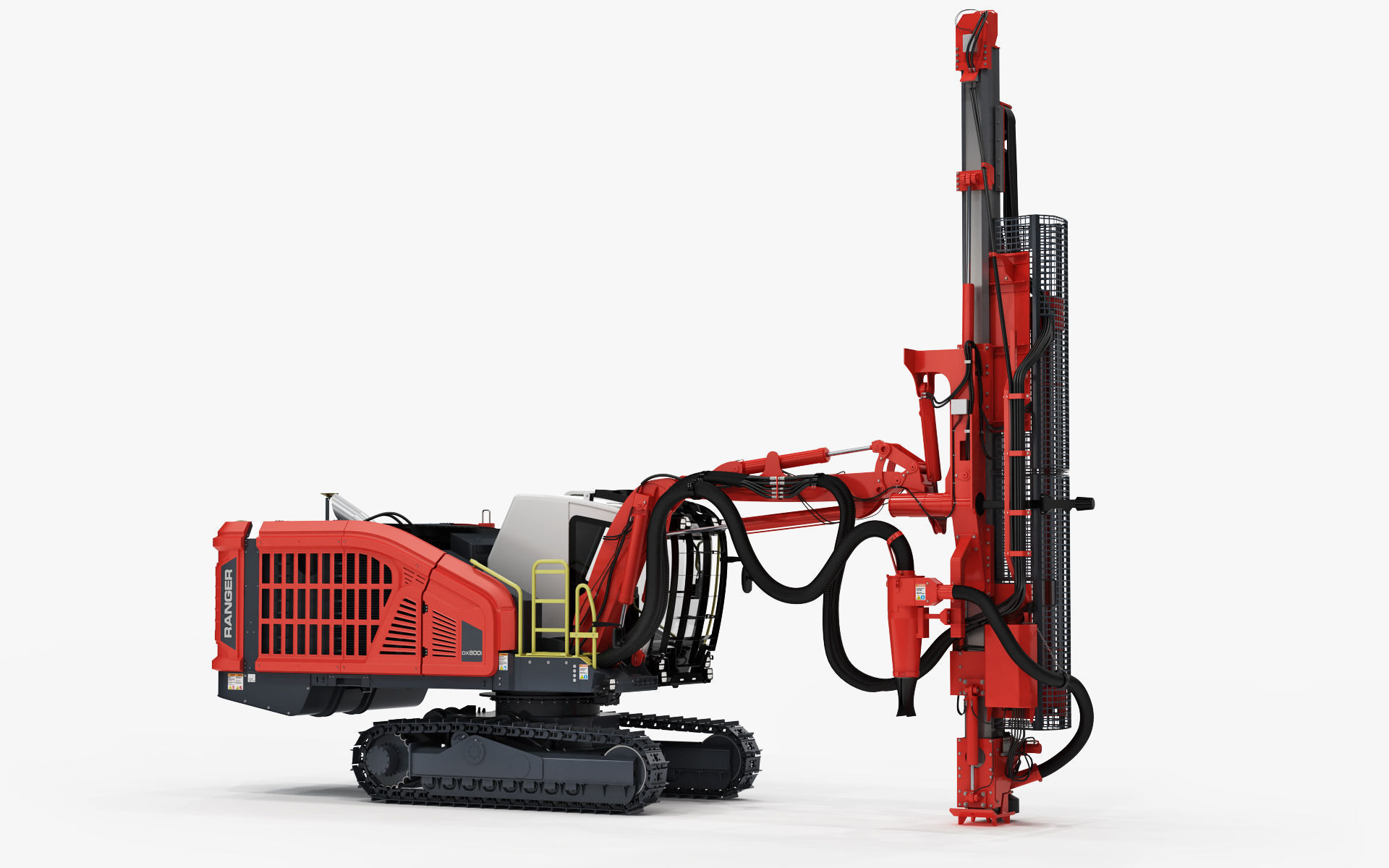 Surface top hammer drill rig Ranger DX800i 3D model | CGTrader