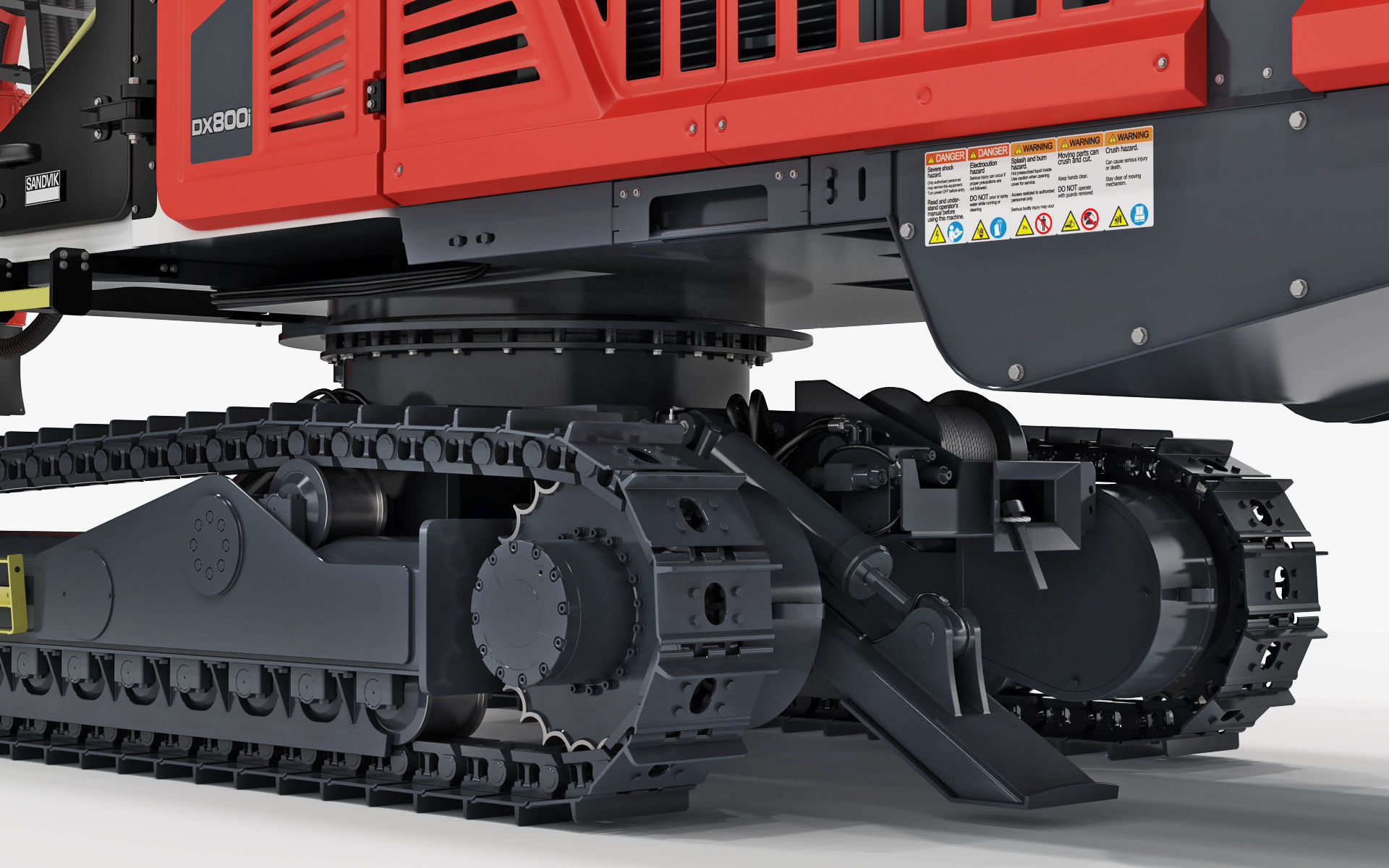 Surface top hammer drill rig Ranger DX800i 3D model | CGTrader